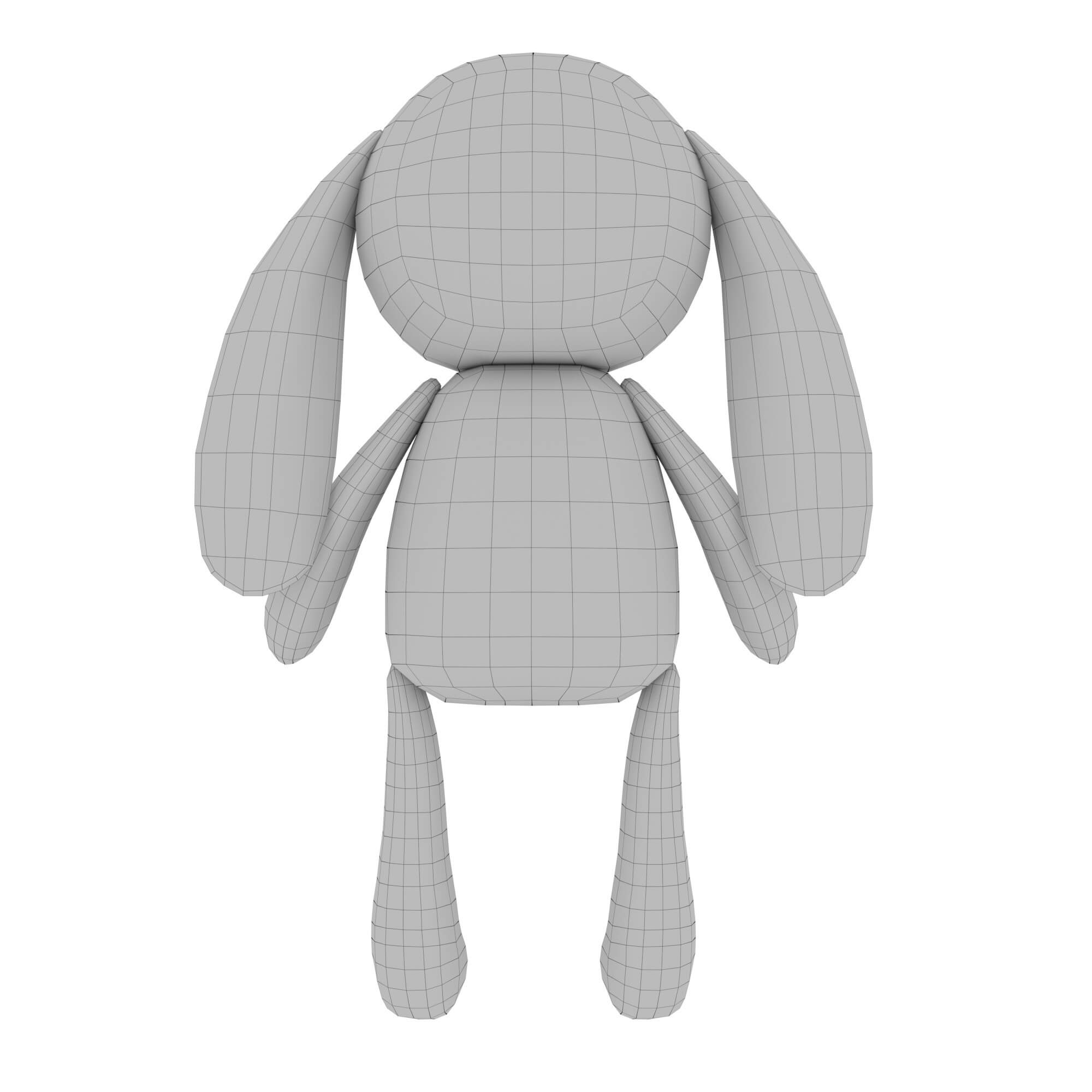Rabbit Doll - 3D Model by KaterynaBondarenko