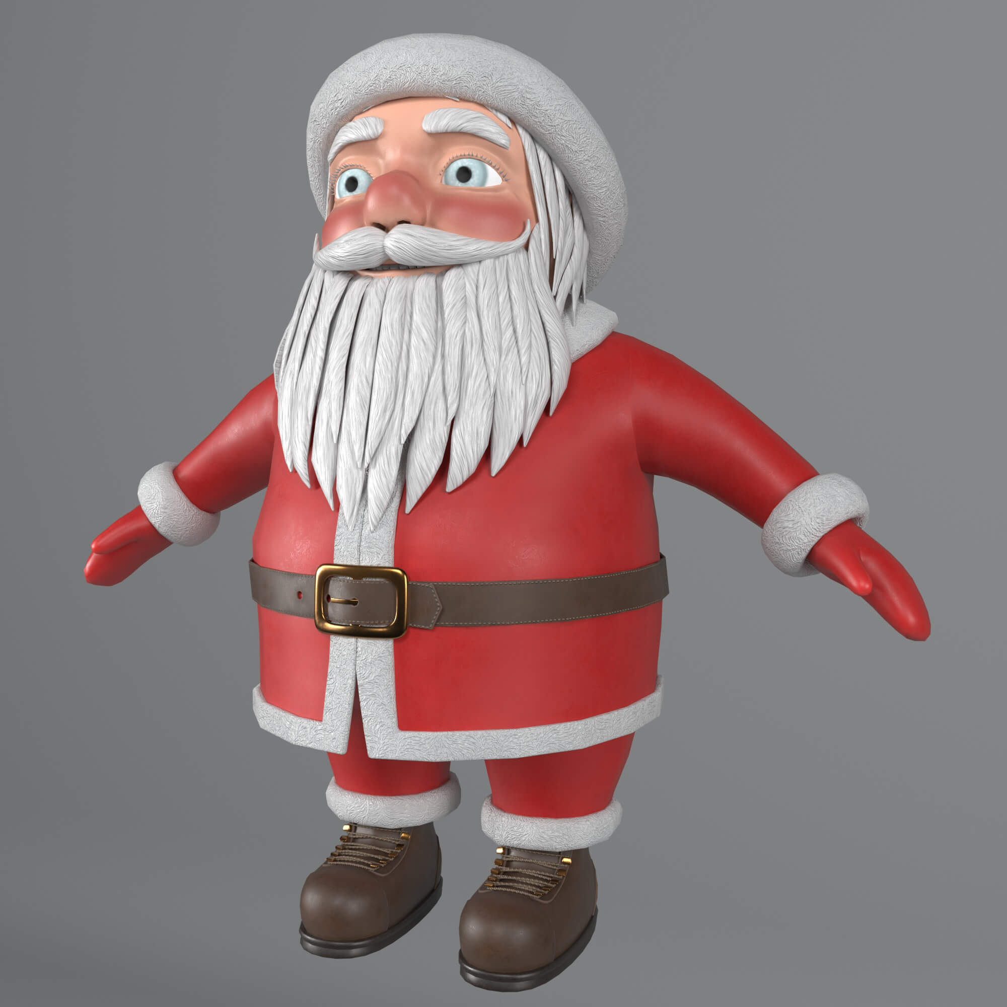 Santa Claus Figure - 3D Model by KaterynaBondarenko