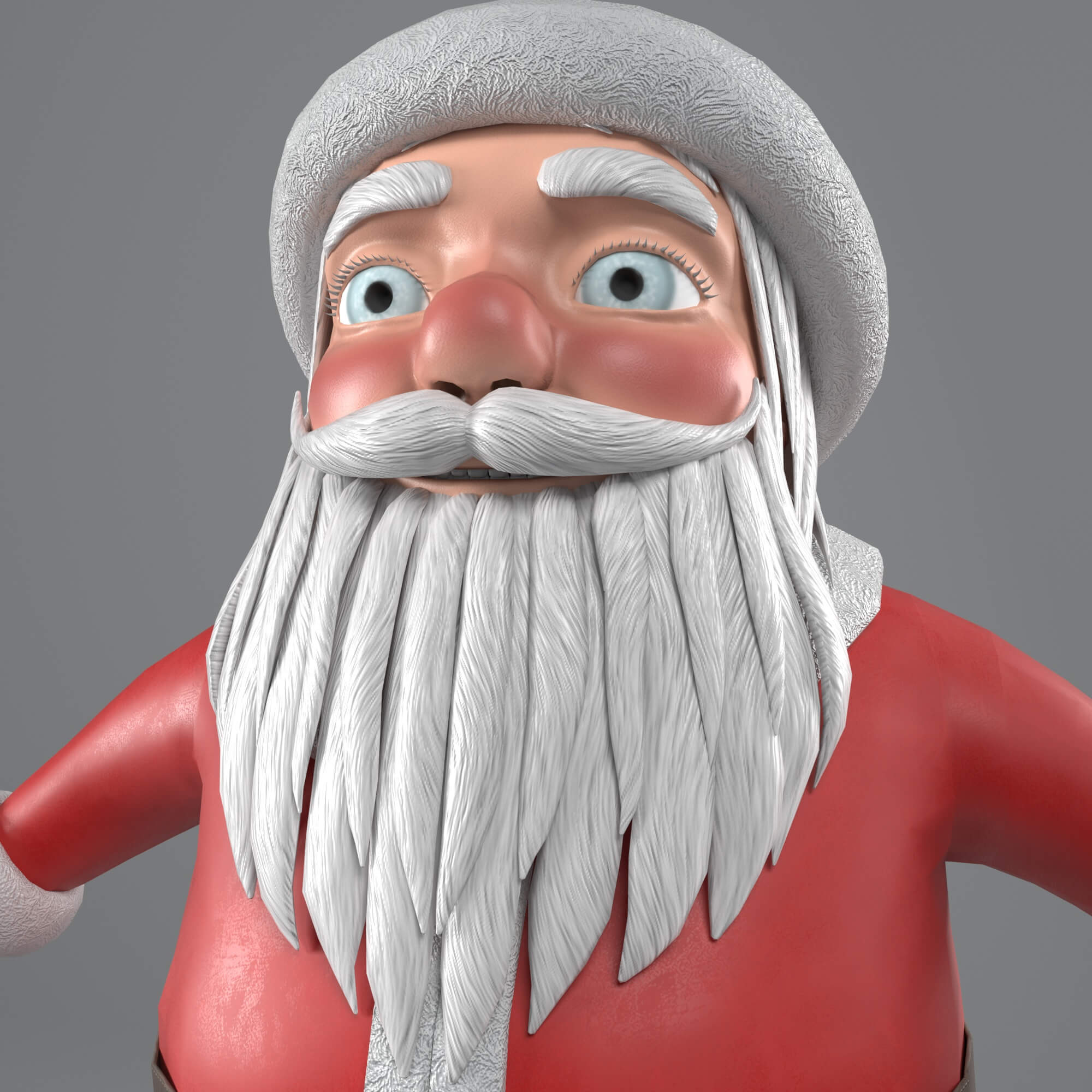Santa Claus Figure - 3D Model by KaterynaBondarenko
