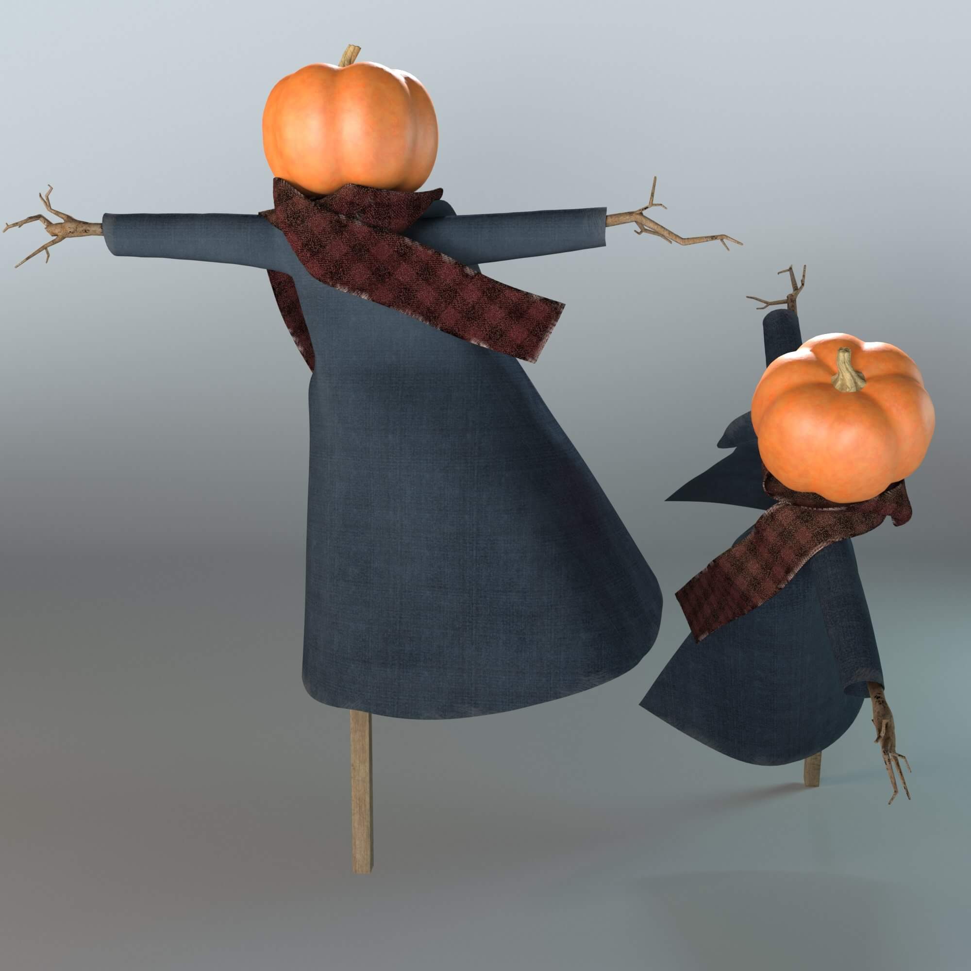 Scarecrow - 3D Model by KaterynaBondarenko