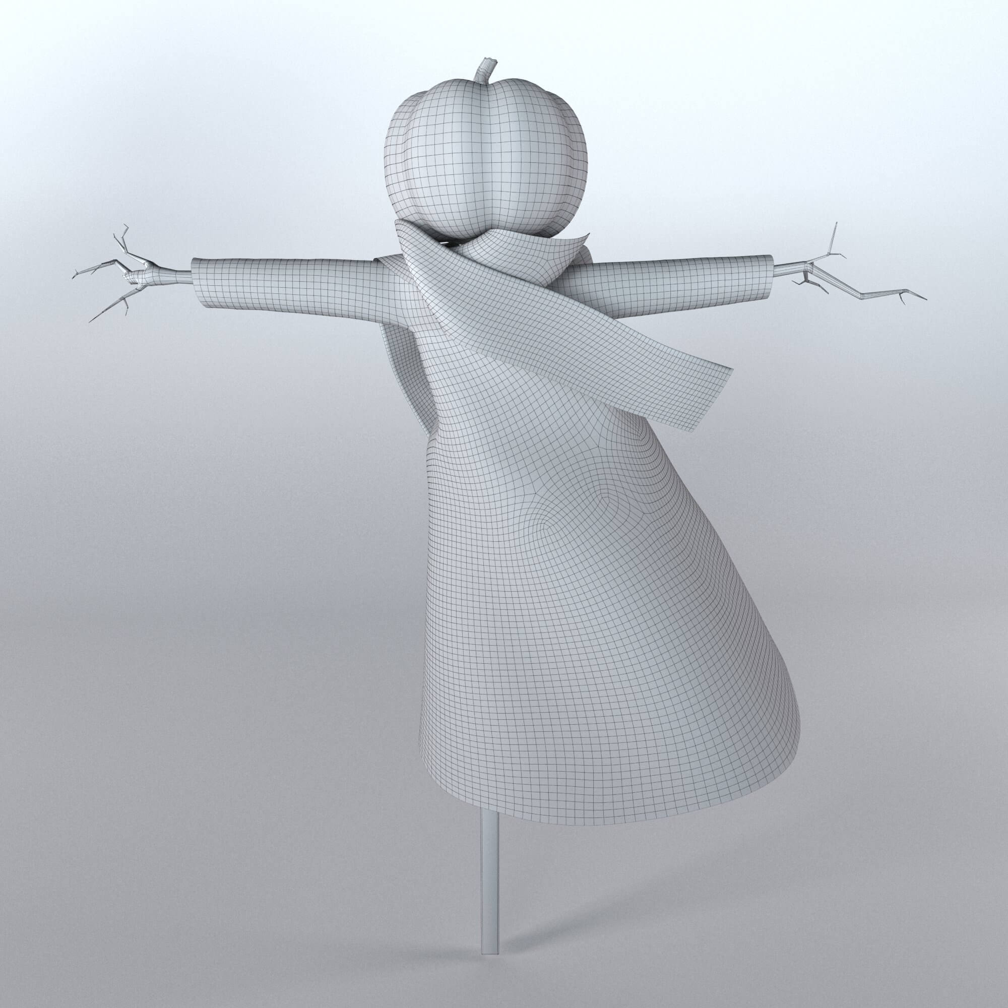 Scarecrow - 3D Model by KaterynaBondarenko