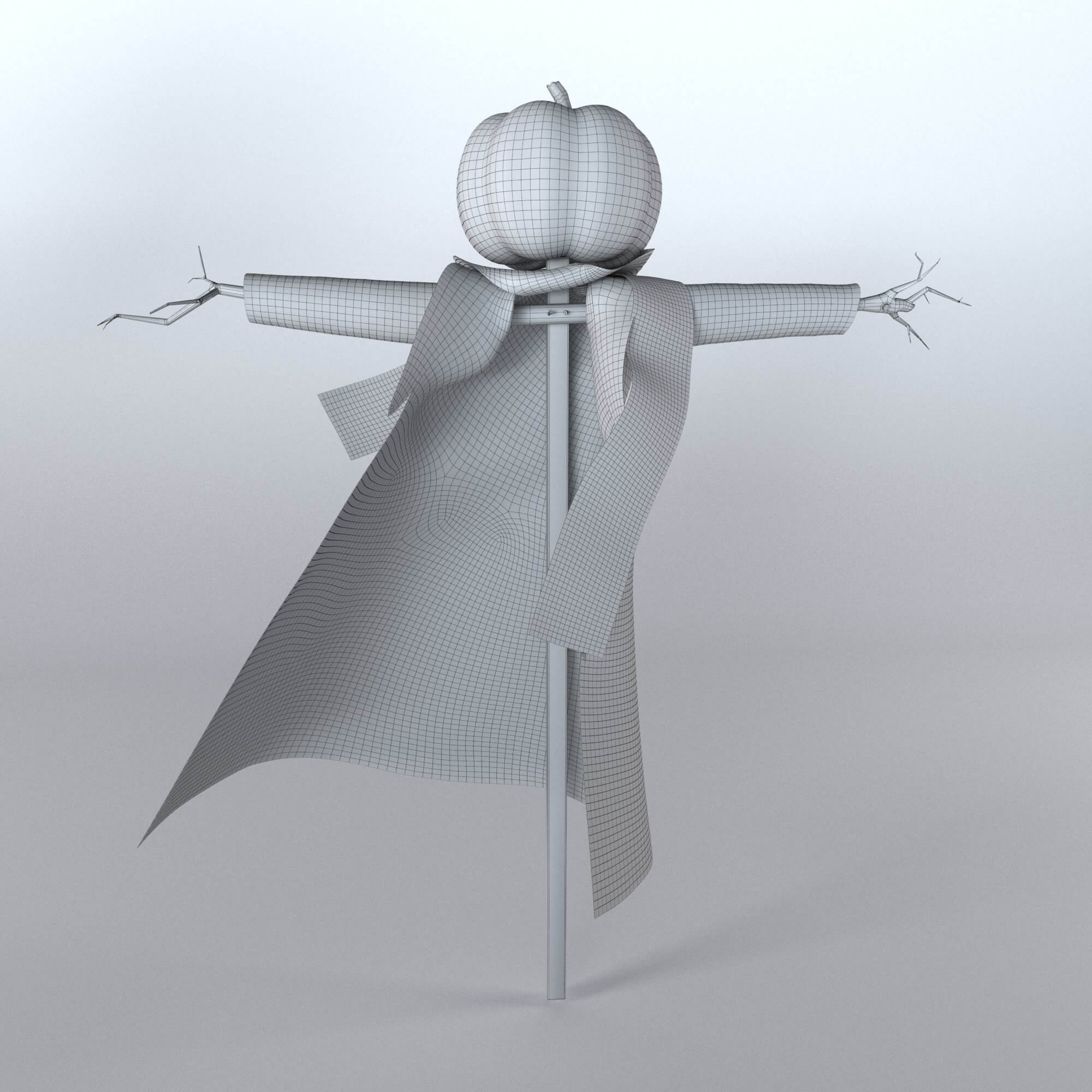 Scarecrow - 3D Model by KaterynaBondarenko