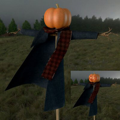 Scarecrow - 3D Model by KaterynaBondarenko