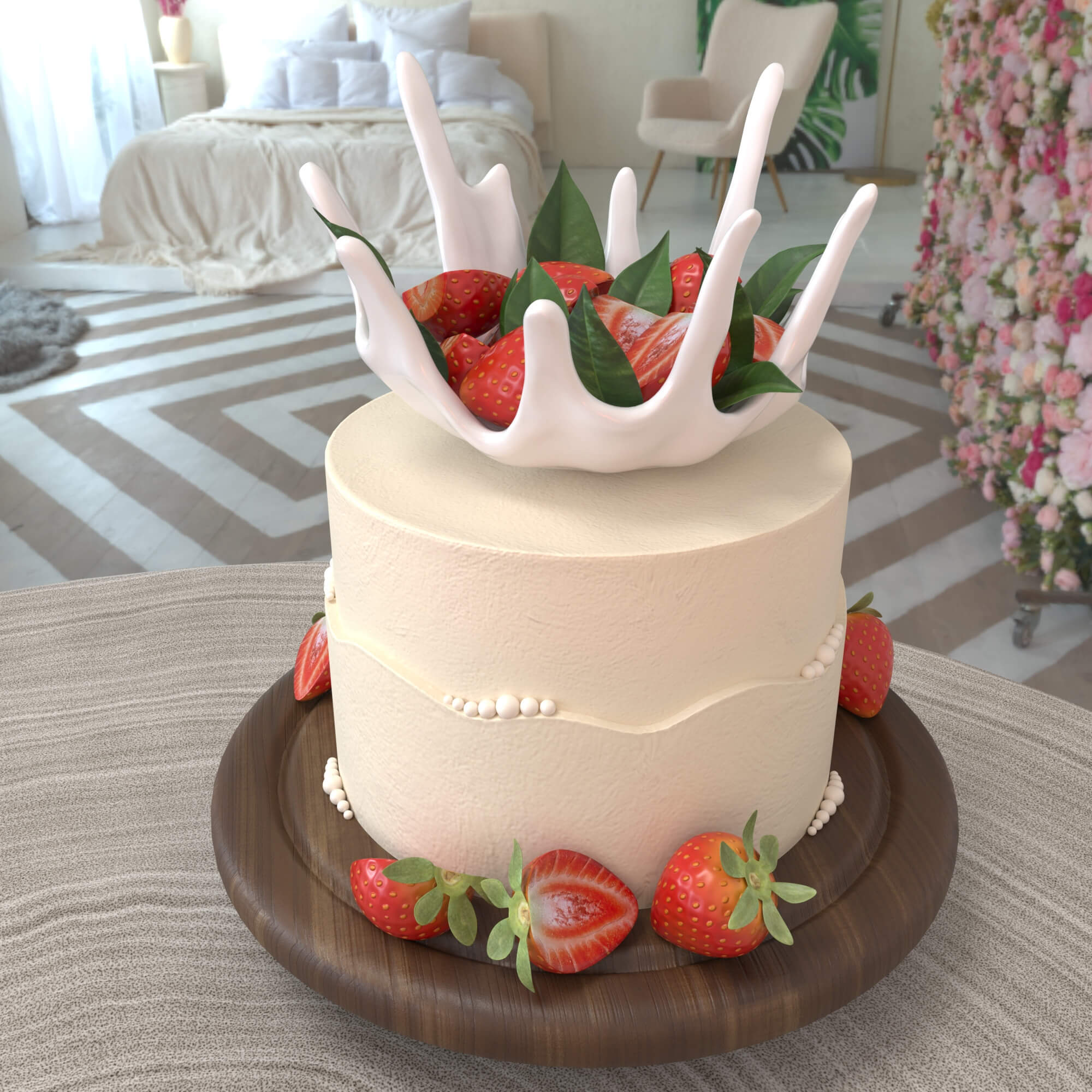 Strawberry Shortcake 3d Wallpaper