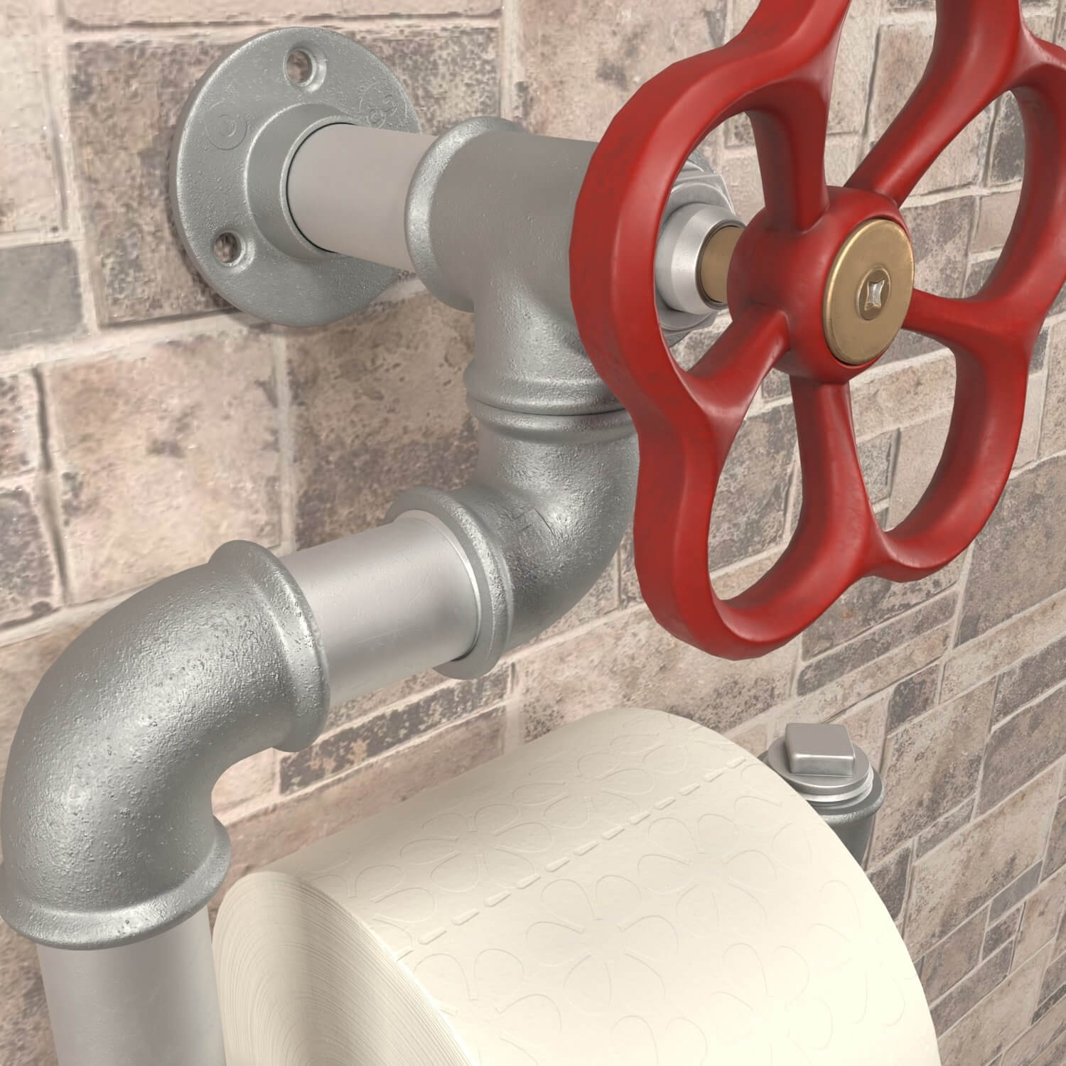 Toilet Paper Holder - Free 3D Model by KaterynaBondarenko