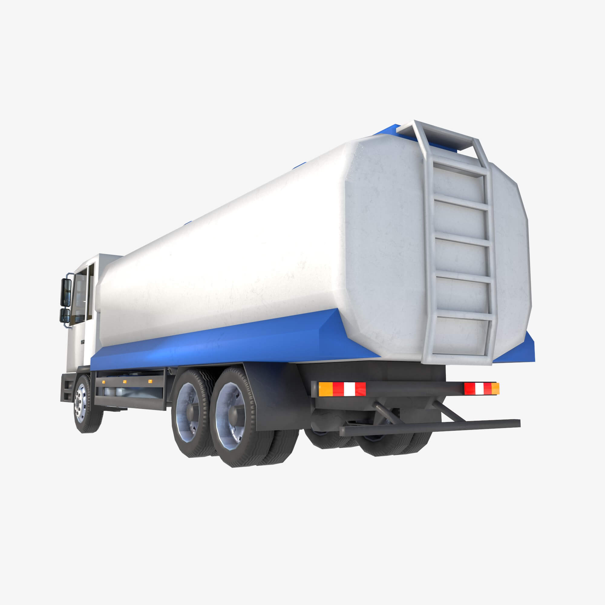 3-Axle and 2-Axle Tanker Truck 3D Model by katherina