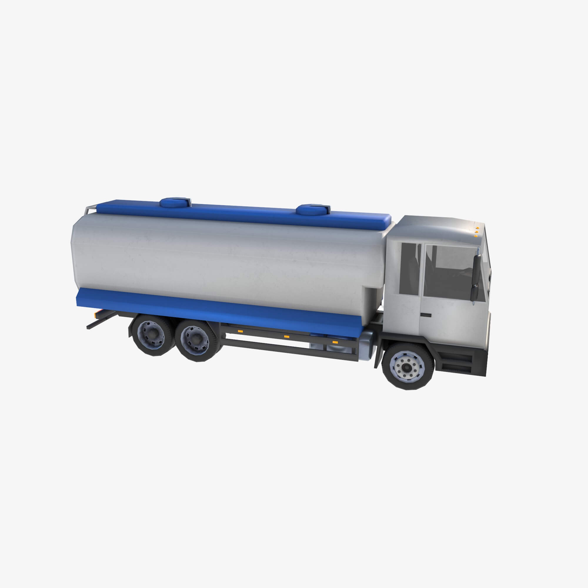 3-Axle and 2-Axle Tanker Truck 3D Model by katherina