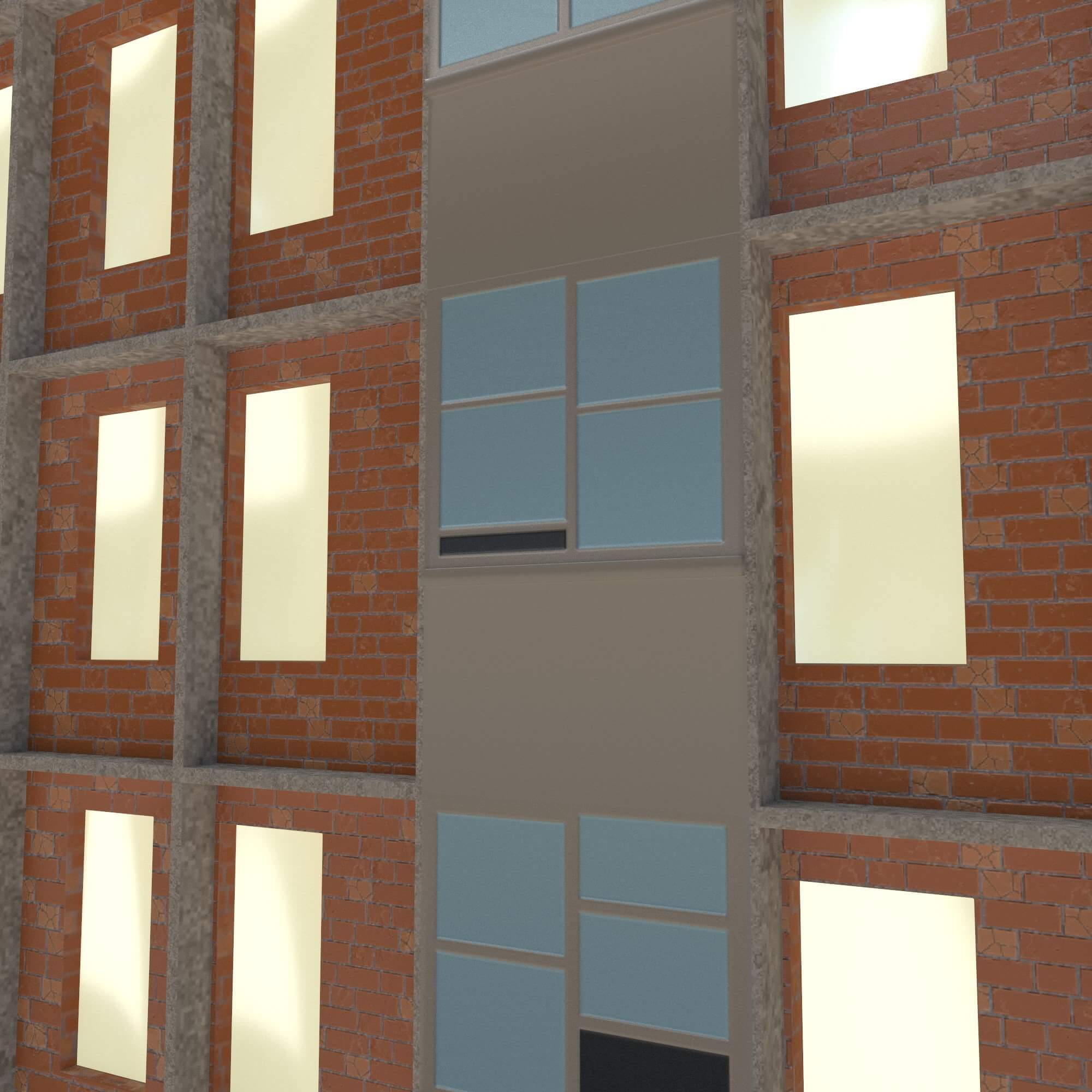 6 Storey House - 3D Model by katherina