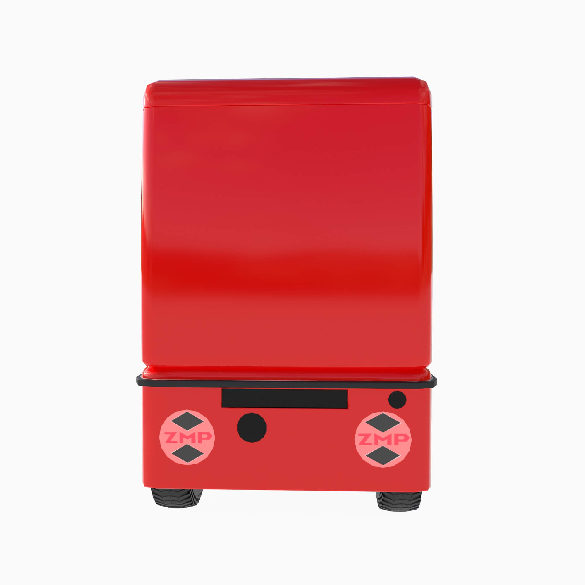 Japanese delivery robot Deliro - 3D Model by katherina