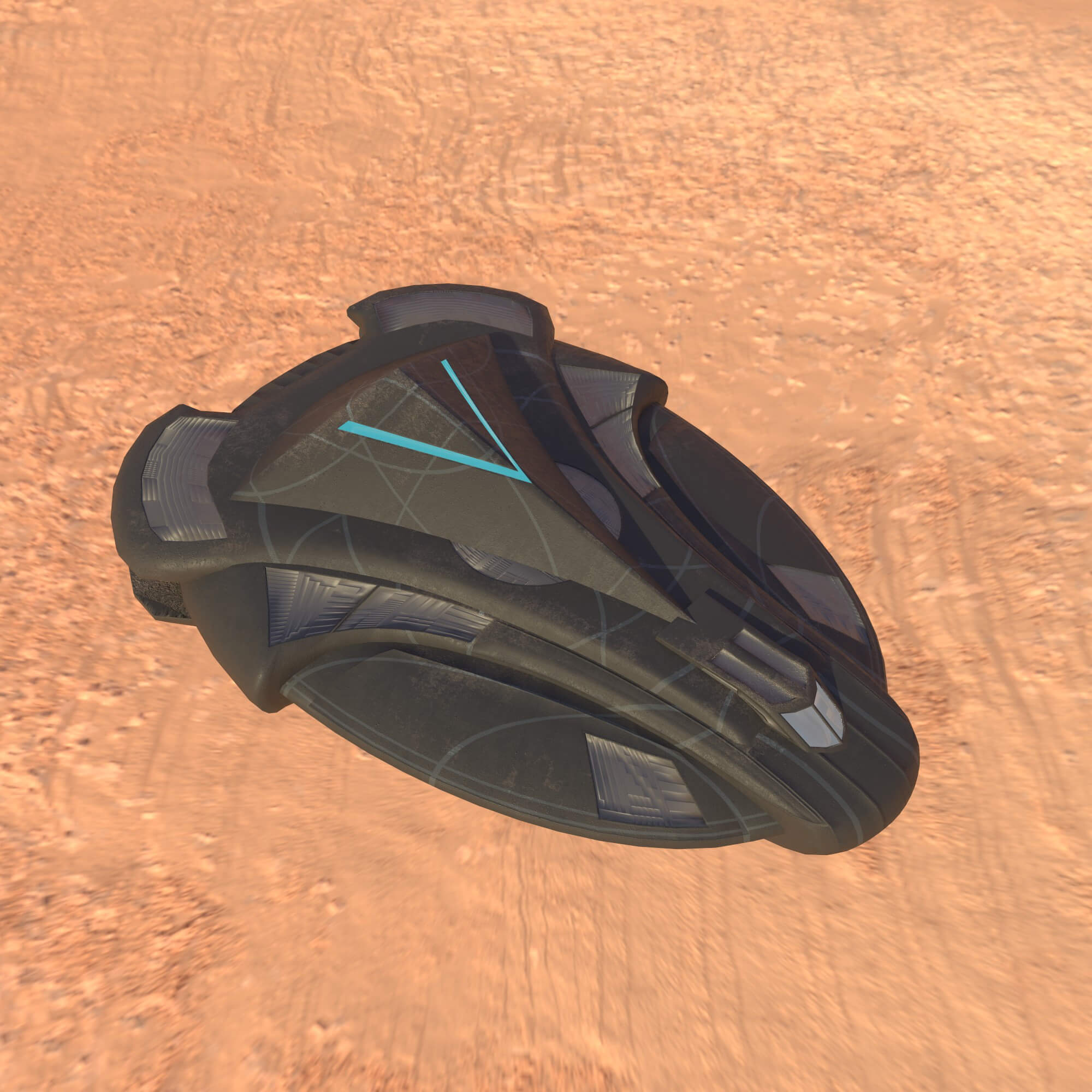 Battleship Alkesh - 3D Model by katherina