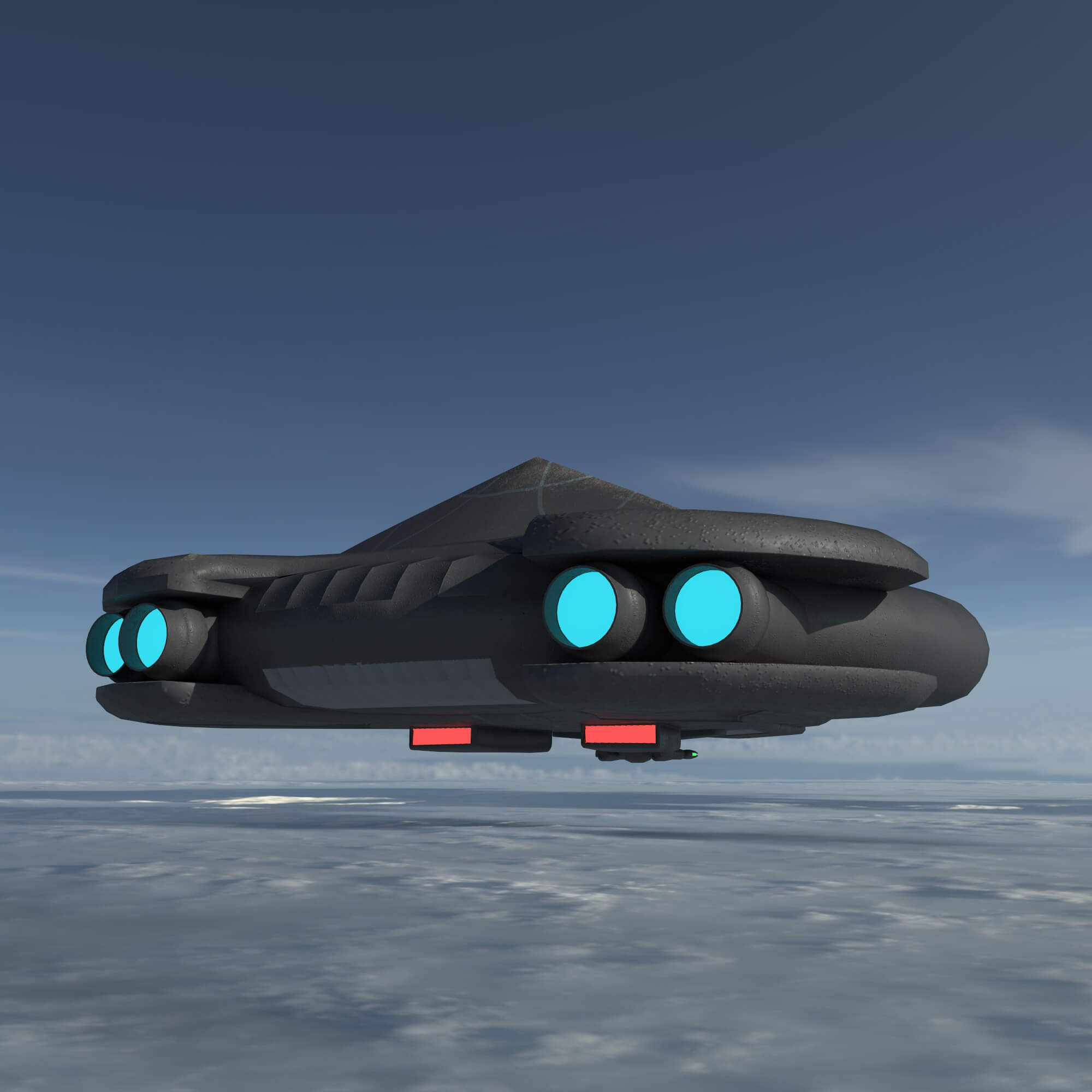 Battleship Alkesh - 3D Model by katherina