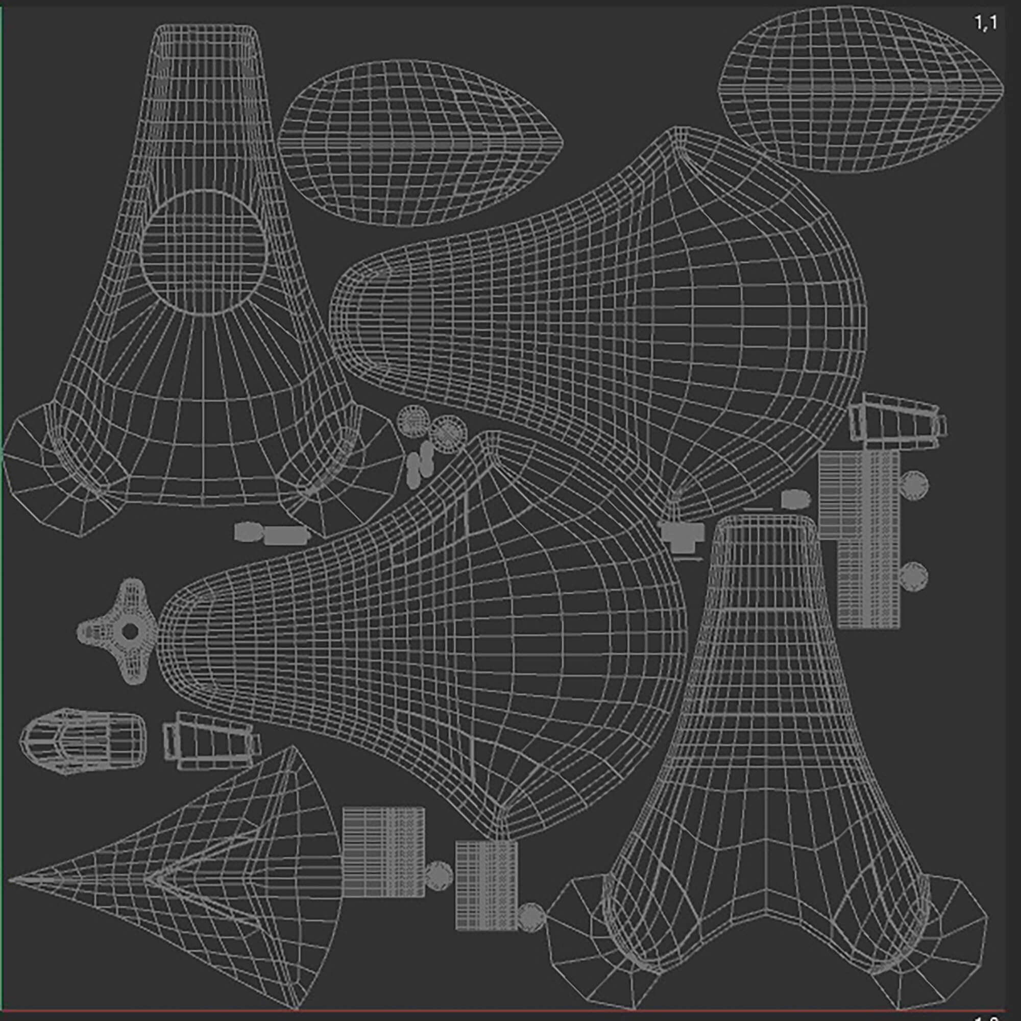 Battleship Alkesh - 3D Model by katherina