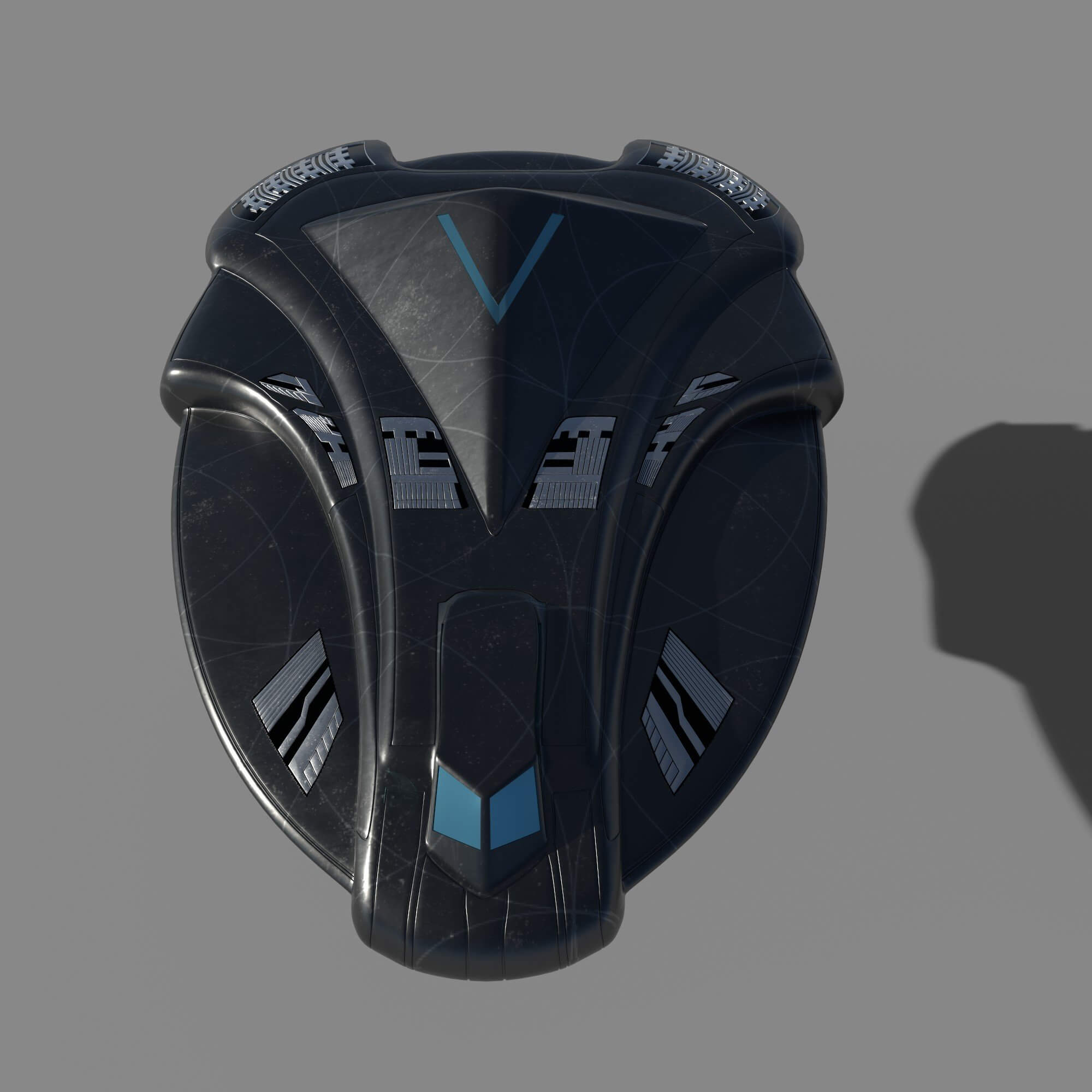 Battleship Alkesh V2 - 3D Model by katherina