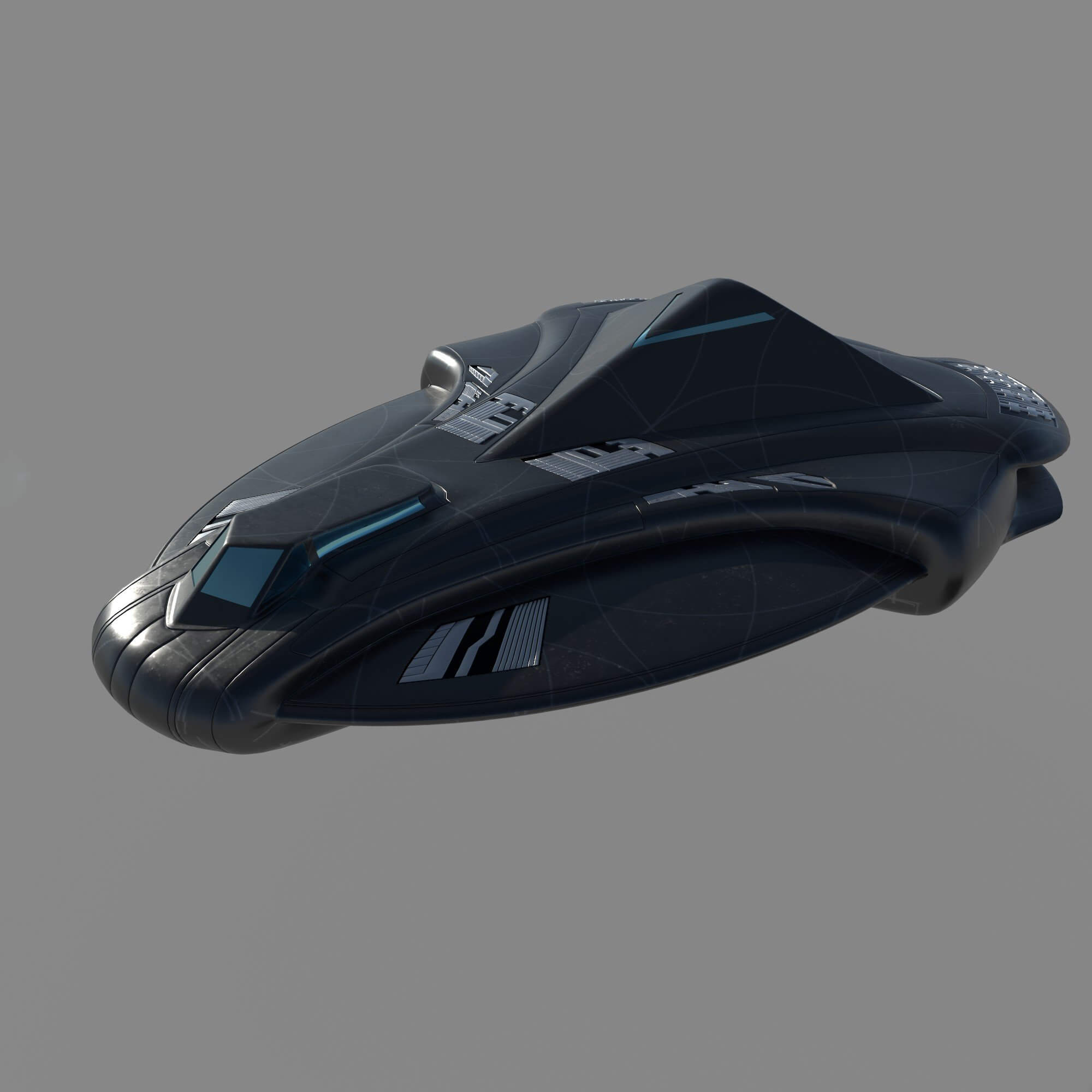 Battleship Alkesh V2 - 3D Model by katherina