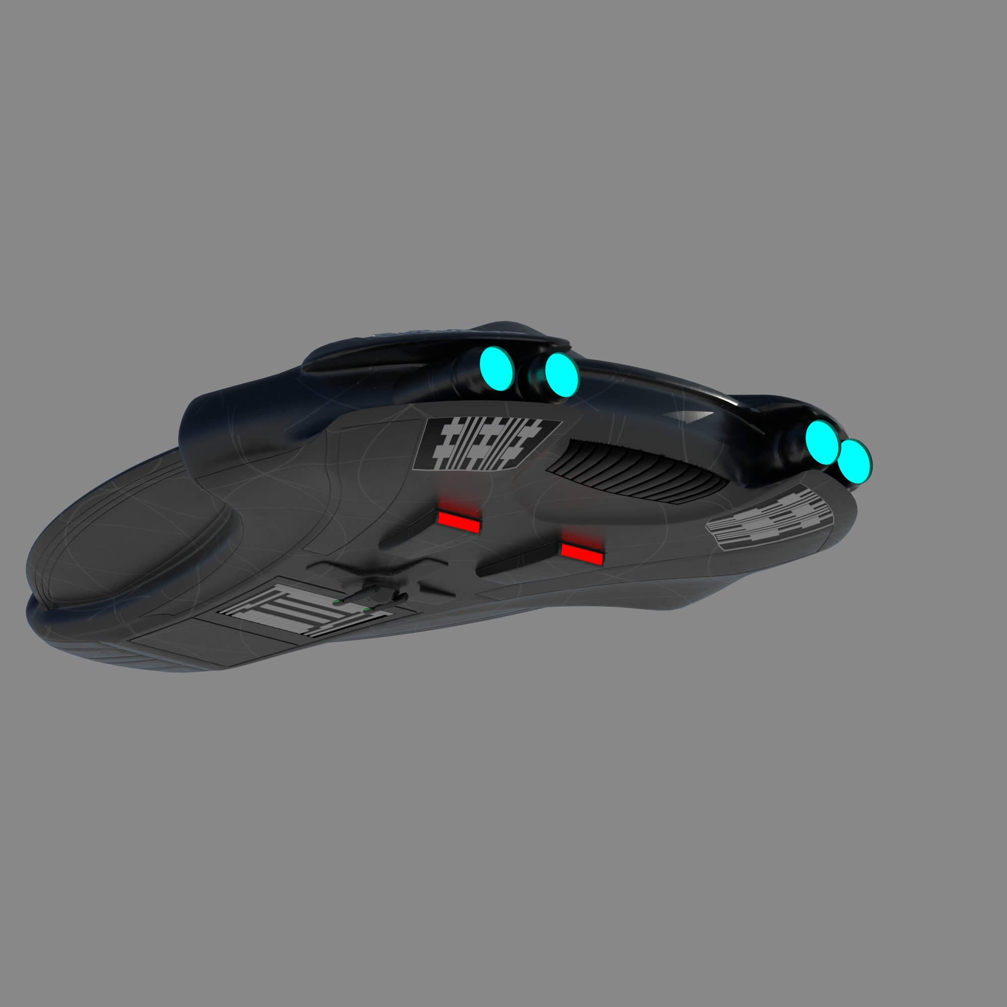 Battleship Alkesh V2 - 3D Model by katherina