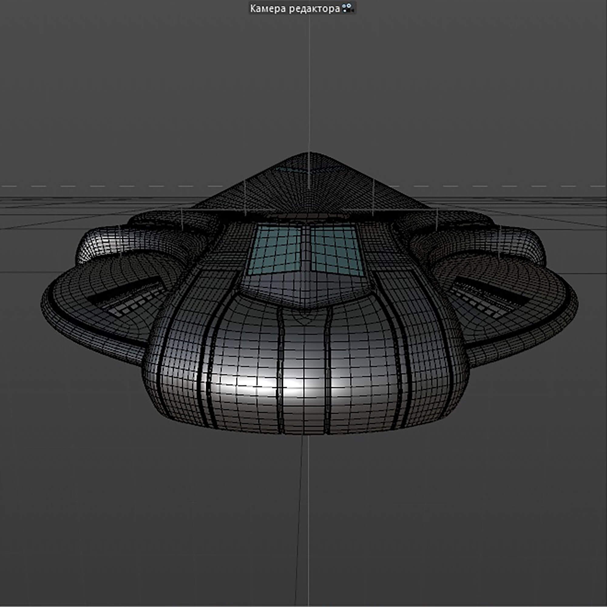 Battleship Alkesh V2 - 3D Model by katherina