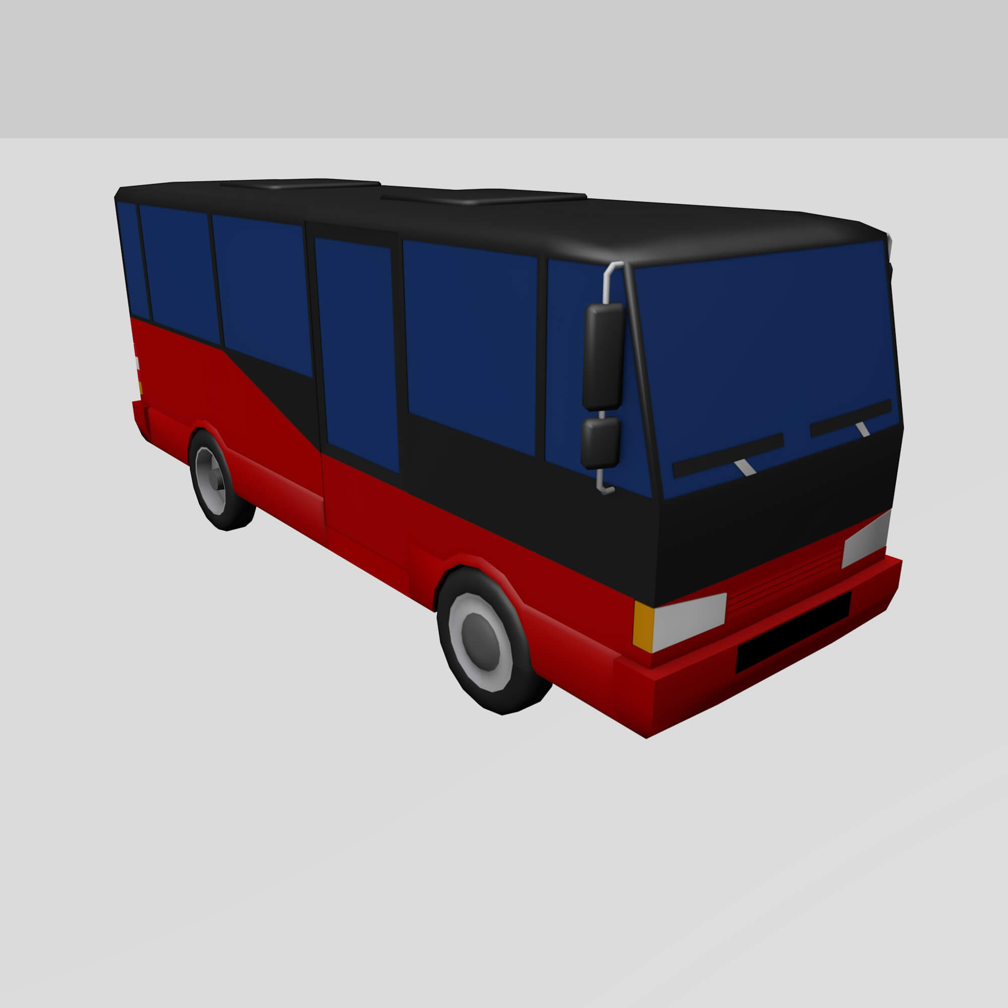 Bus and trolleybus set - 3D Model by katherina