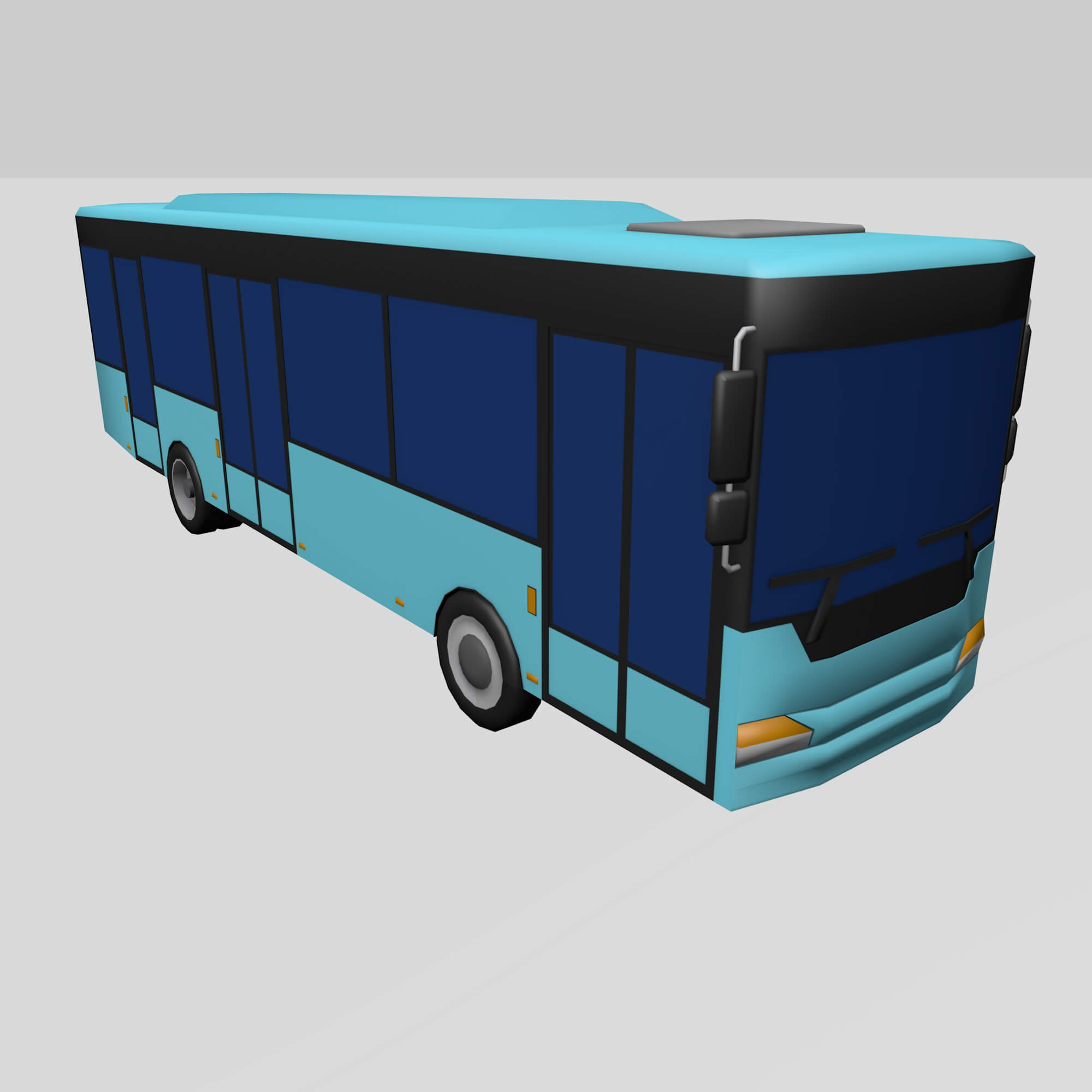 Bus and trolleybus set - 3D Model by katherina