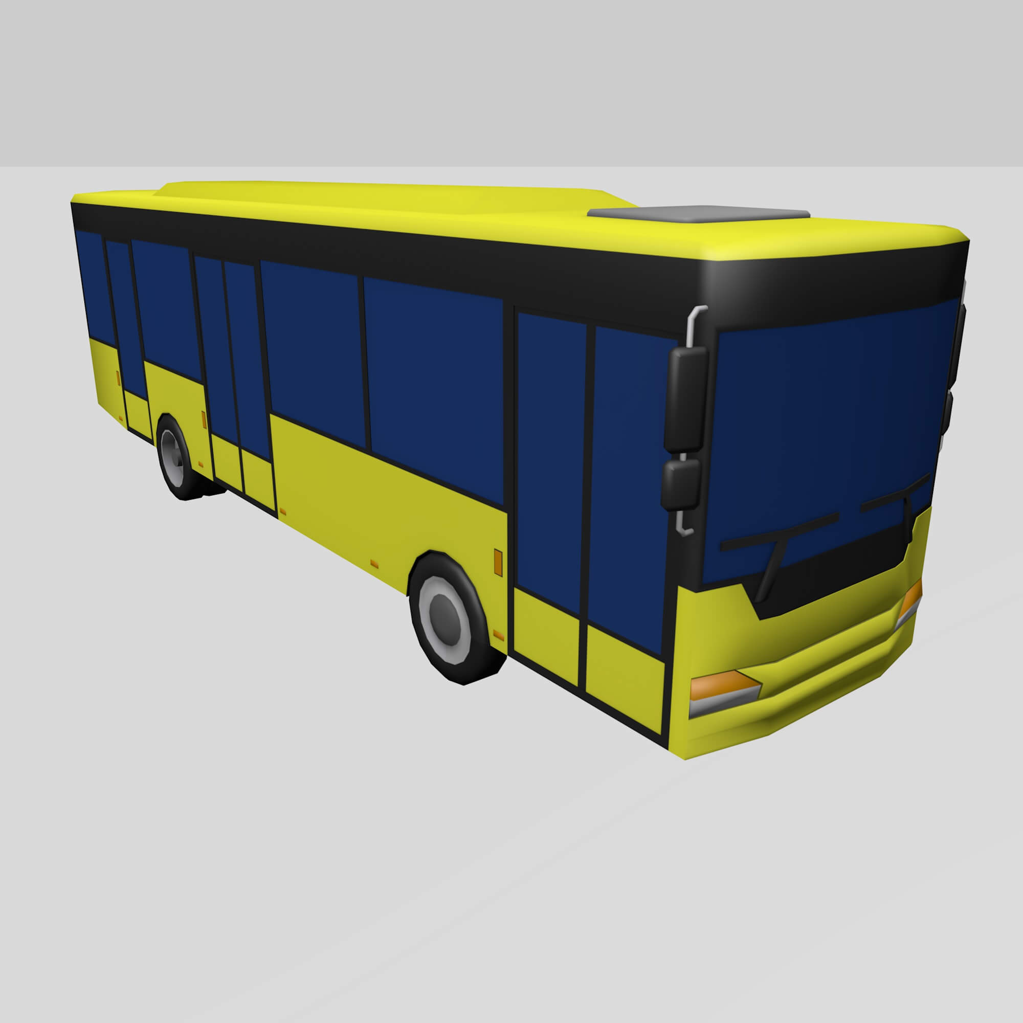 Bus and trolleybus set - 3D Model by katherina
