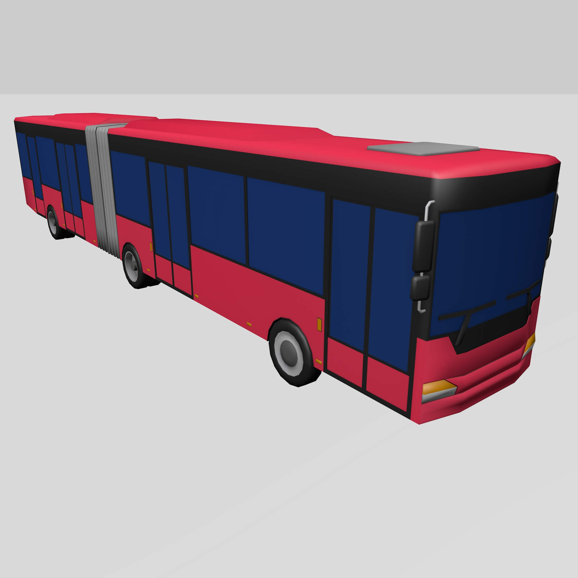 Bus and trolleybus set - 3D Model by katherina