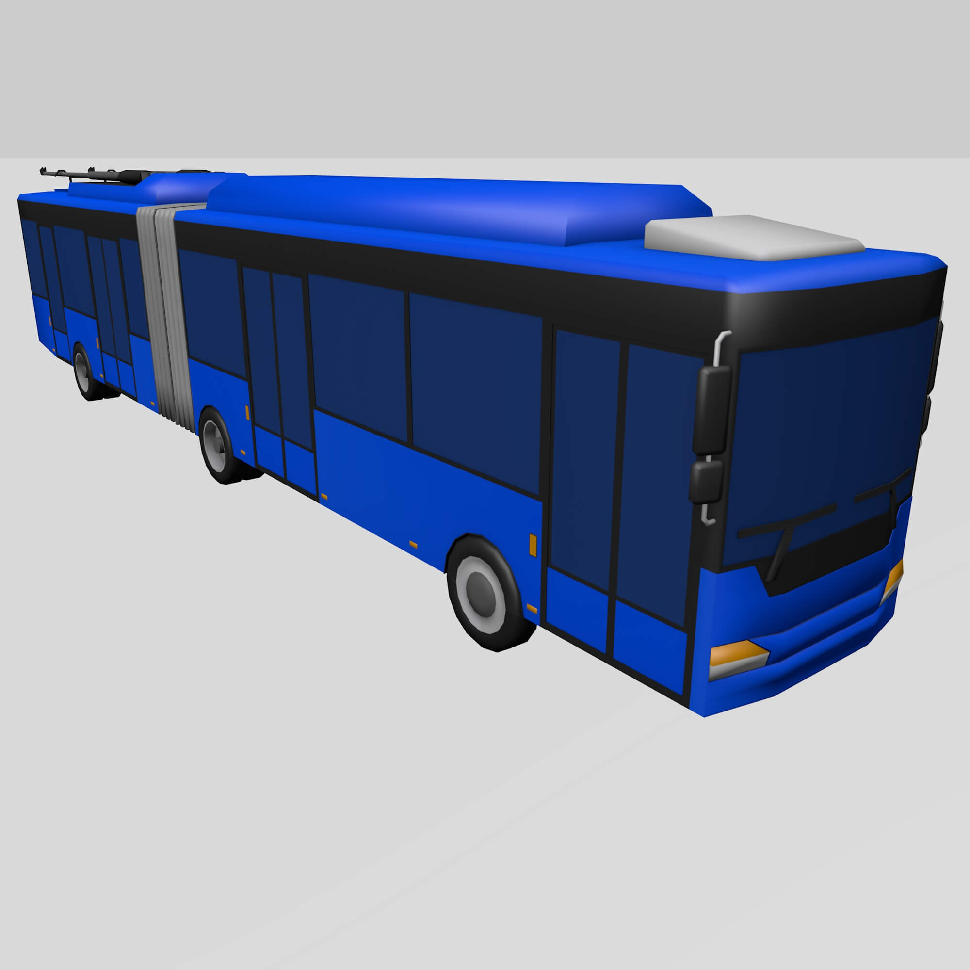 Bus and trolleybus set - 3D Model by katherina