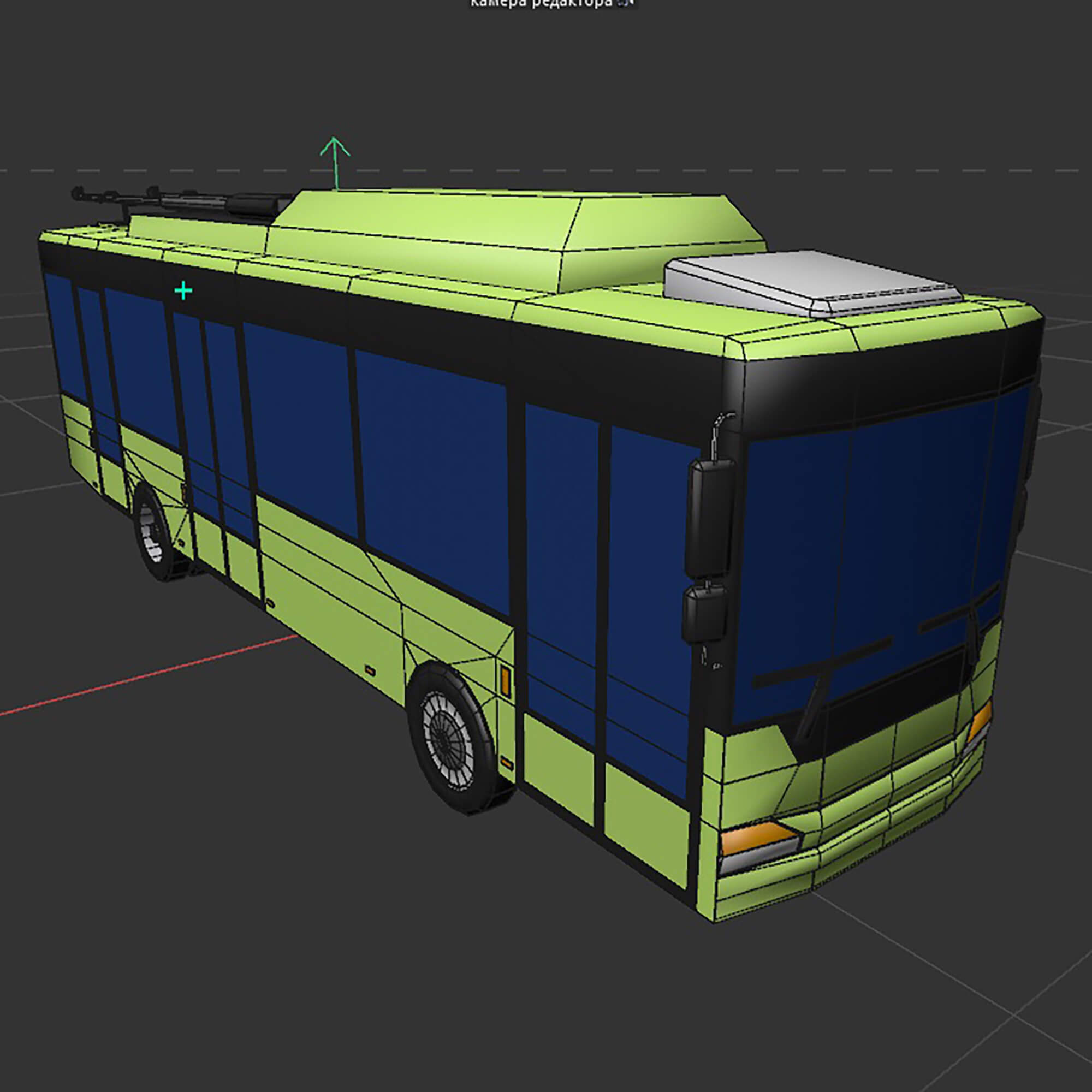 Bus and trolleybus set - 3D Model by katherina