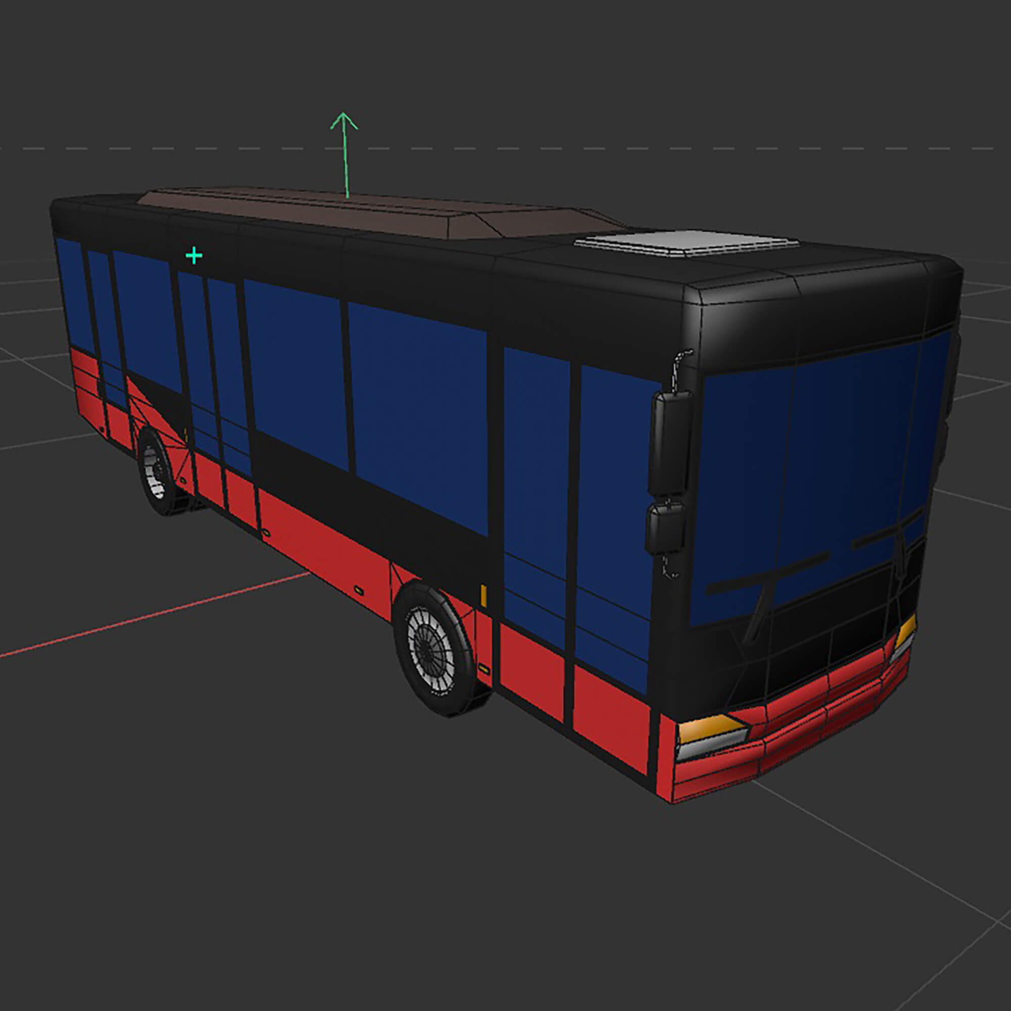 Bus and trolleybus set - 3D Model by katherina