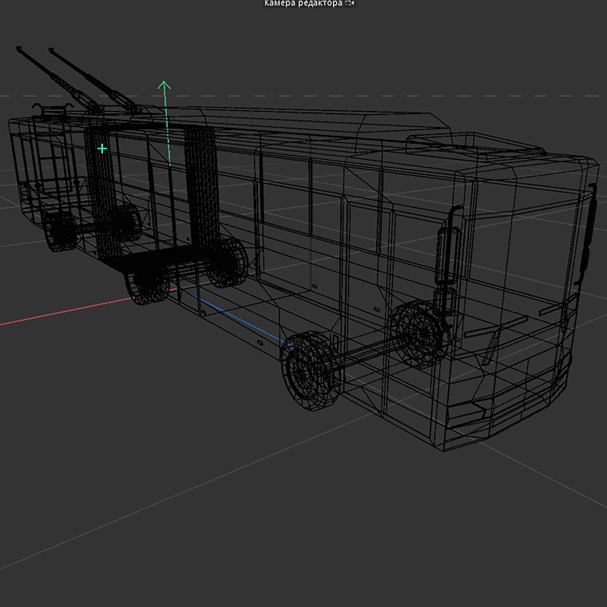 Bus and trolleybus set - 3D Model by katherina