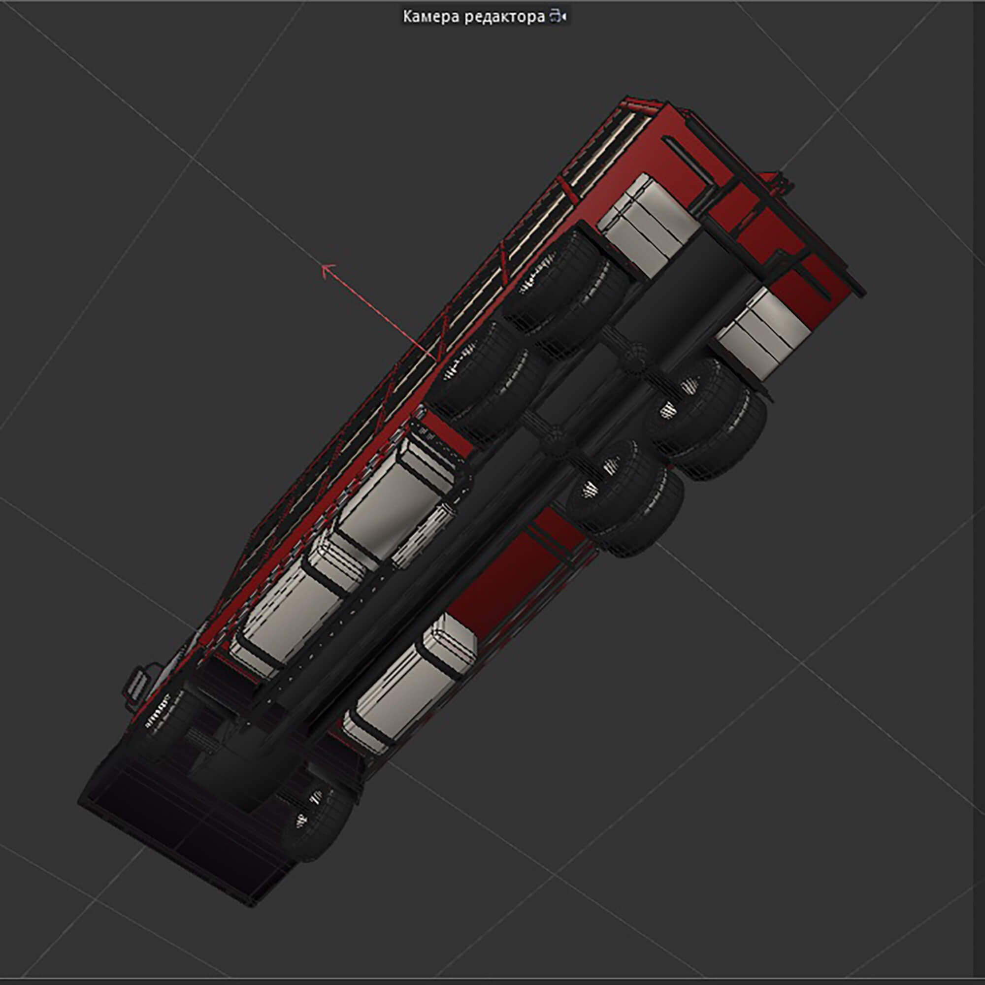 Cattle Truck - 3D Model by katherina