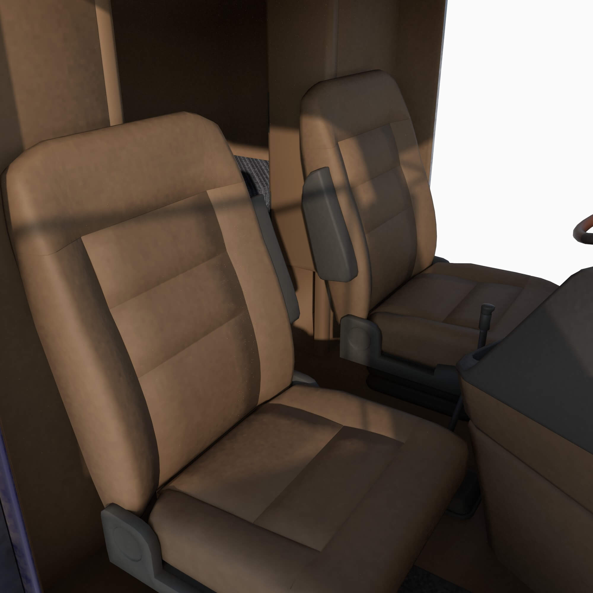 Freightliner Coronado With Flame Paint - 3D Model by katherina