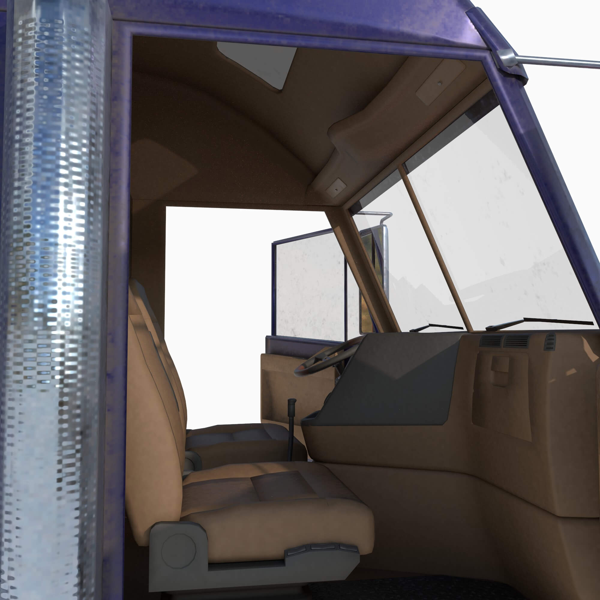 Freightliner Coronado With Flame Paint - 3D Model by katherina