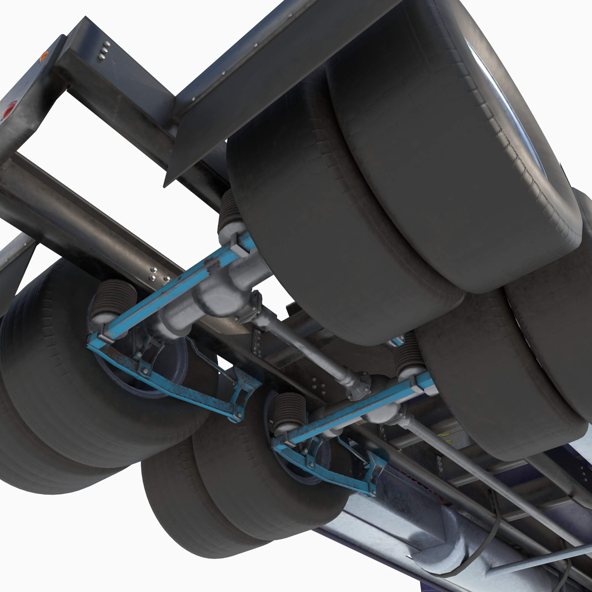 Freightliner Coronado With Flame Paint - 3D Model by katherina