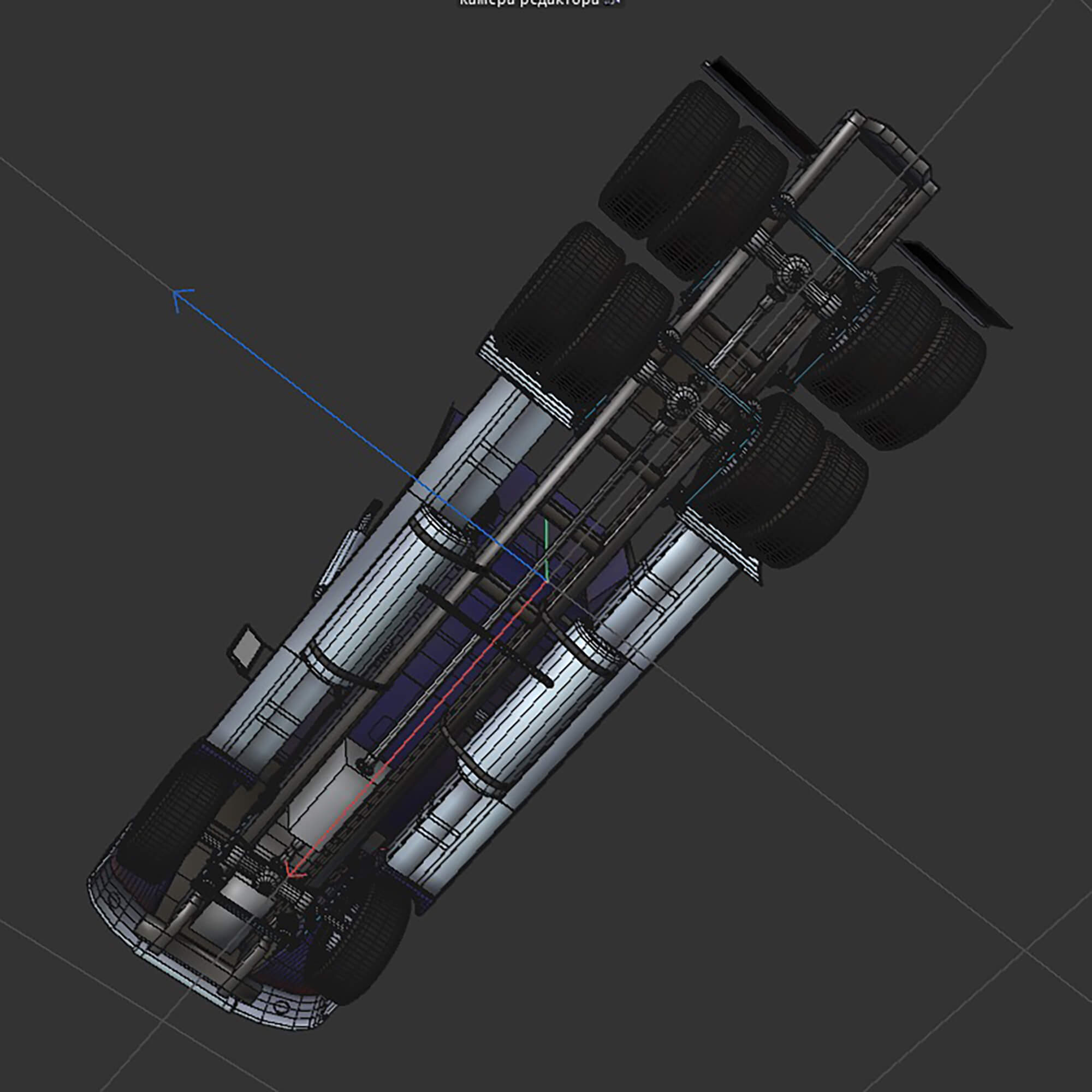 Freightliner Coronado With Flame Paint - 3D Model by katherina