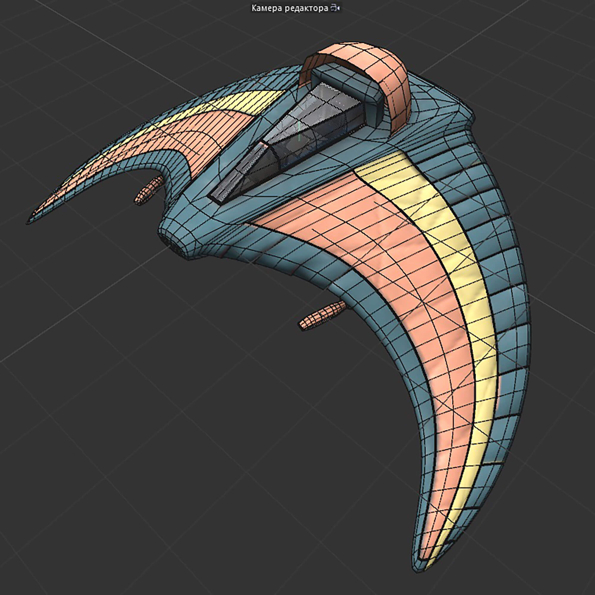 Glider Guauld - 3D Model by katherina