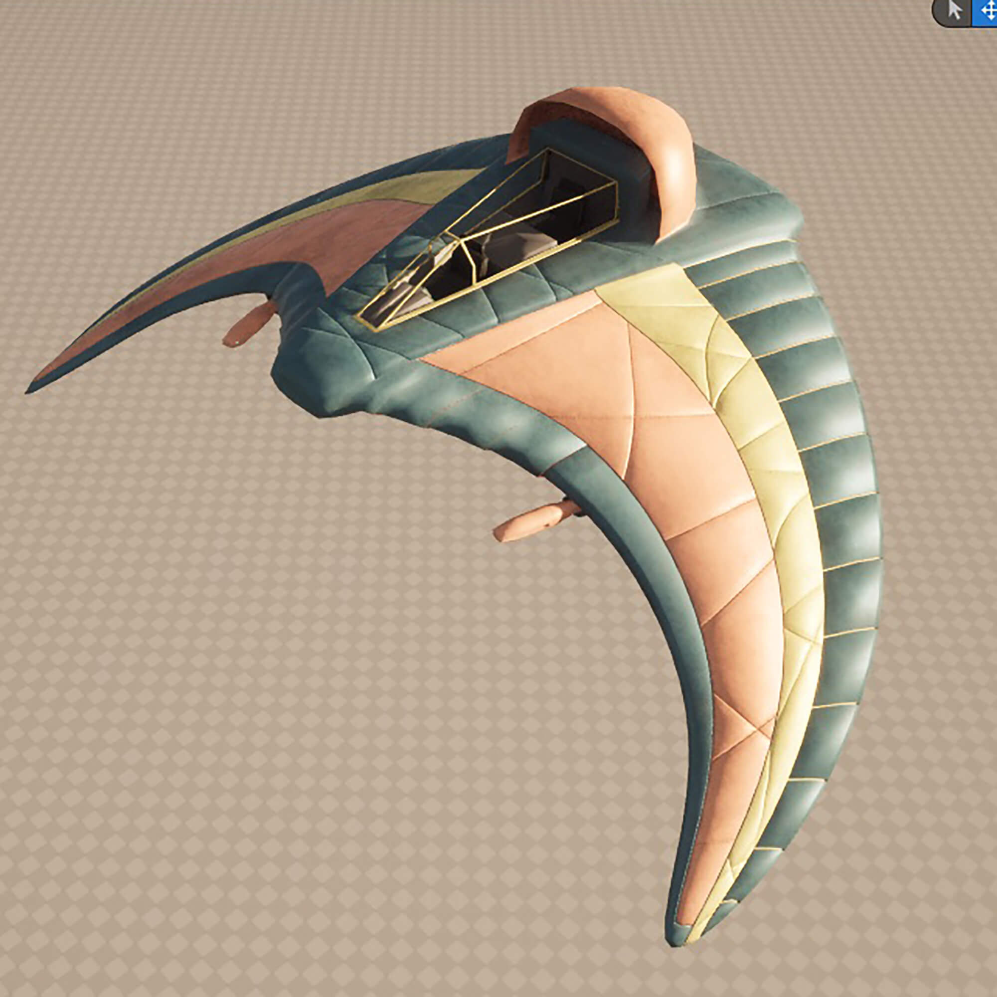 Glider Guauld - 3D Model by katherina