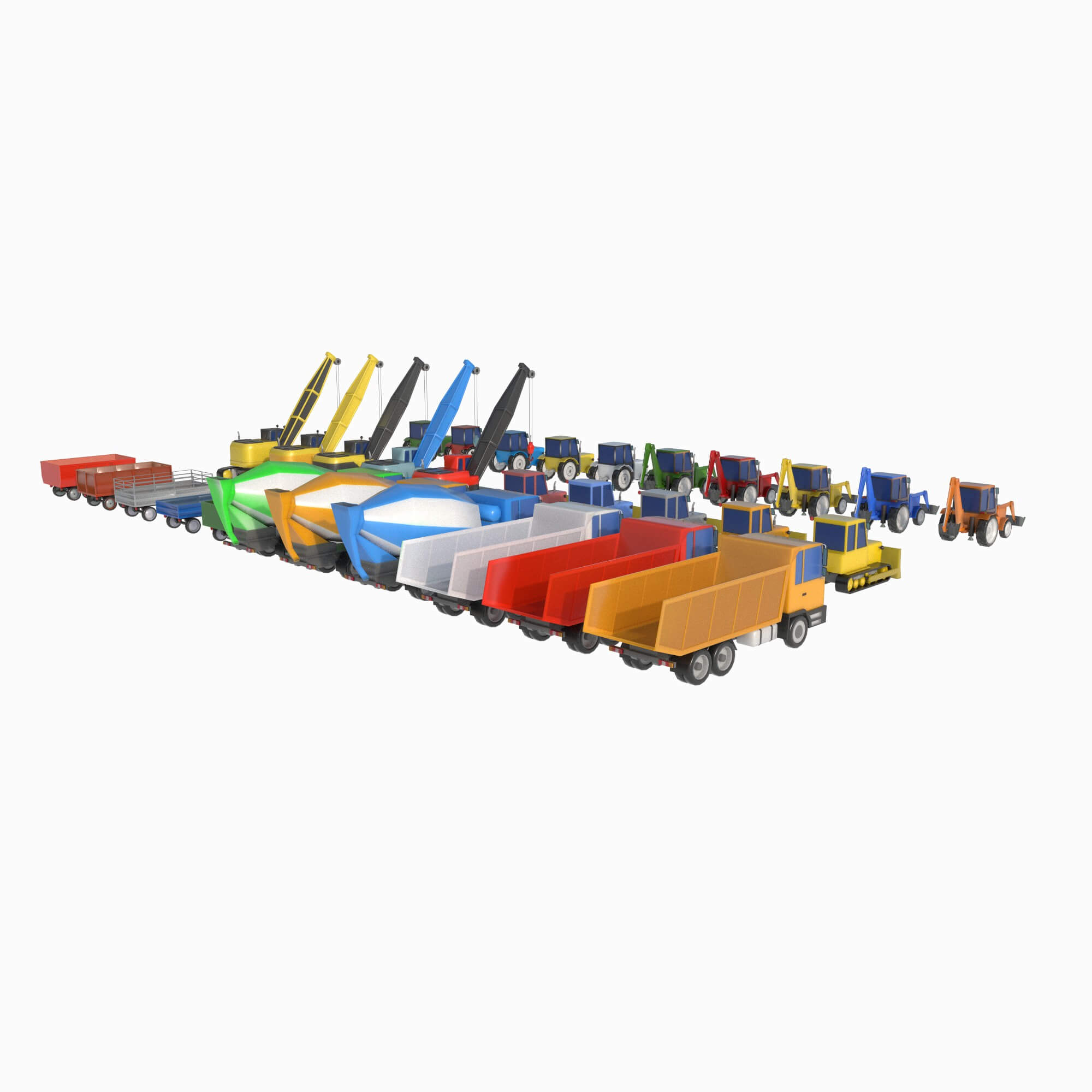 Heavy Equipment Package - 3D Model by katherina