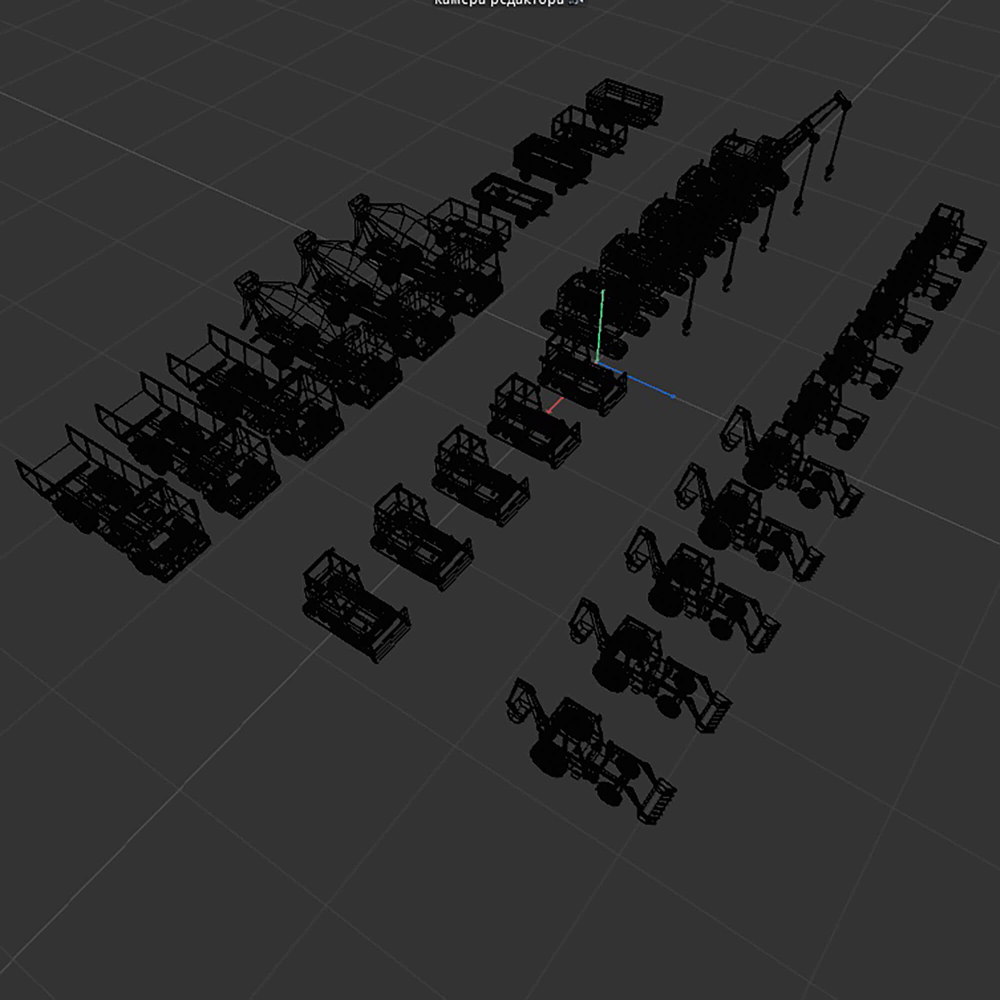 Heavy Equipment Package - 3D Model by katherina