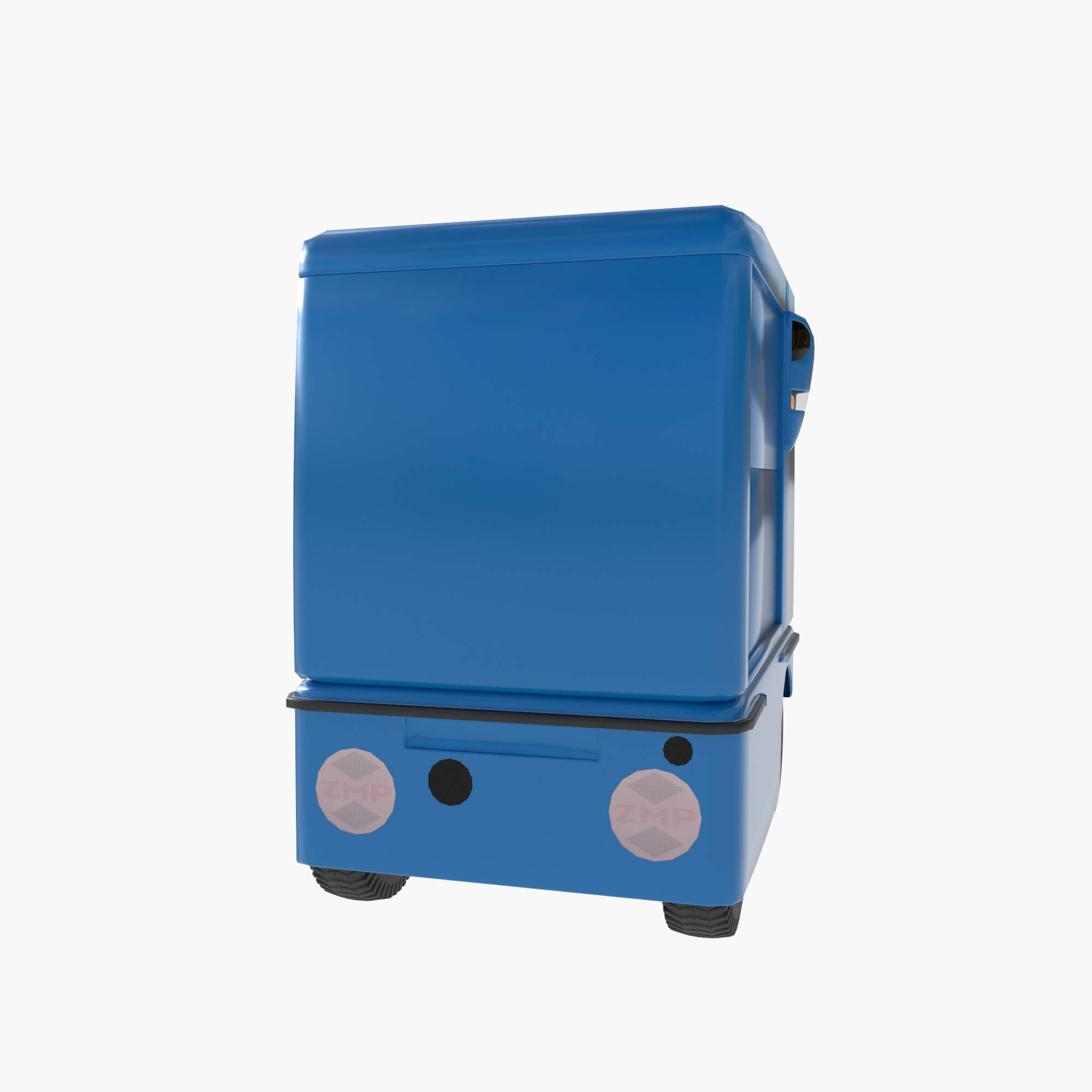 Japanese Delivery Robot Deliro With Downward Opening Doors - 3D Model ...