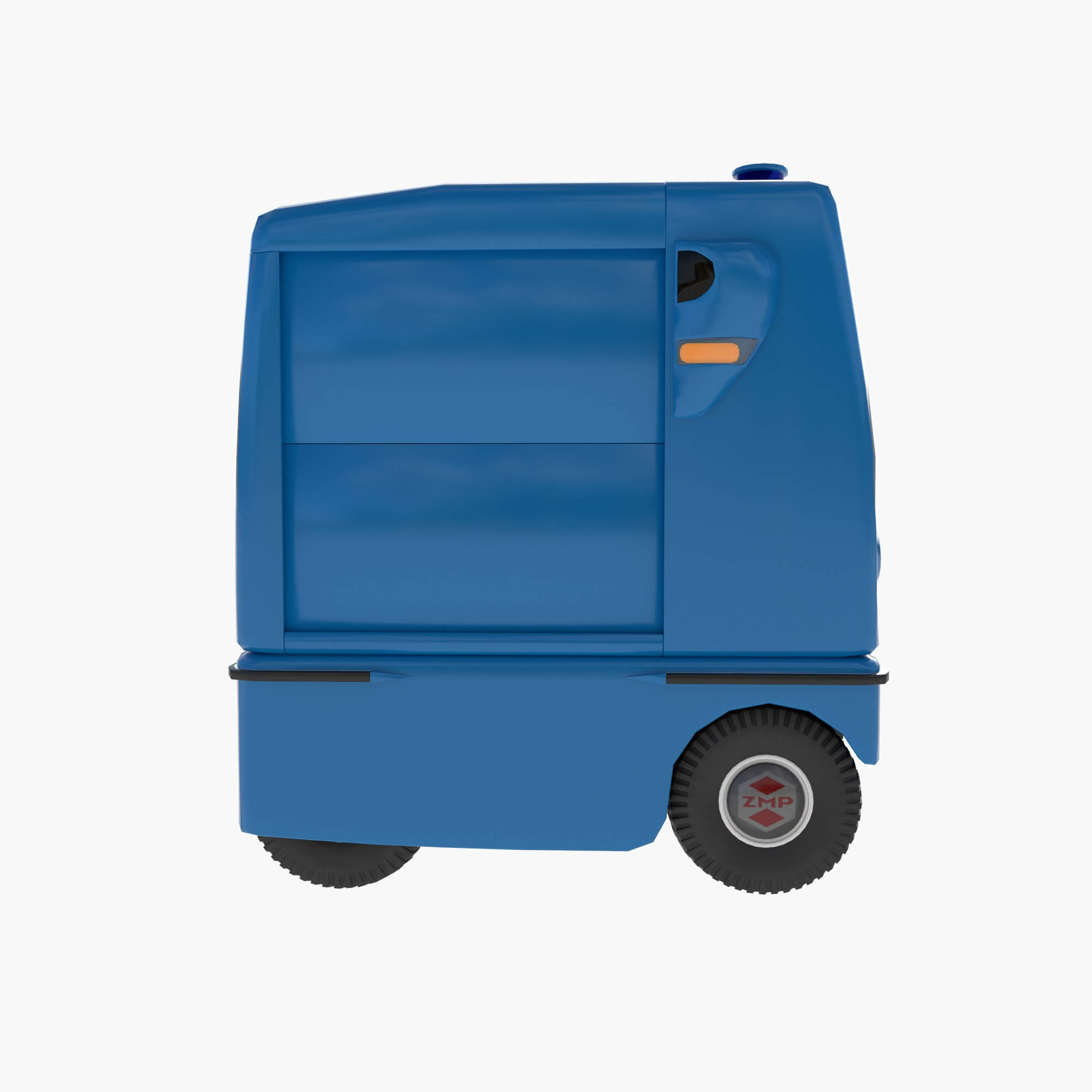 Japanese Delivery Robot Deliro With Downward Opening Doors - 3D Model ...