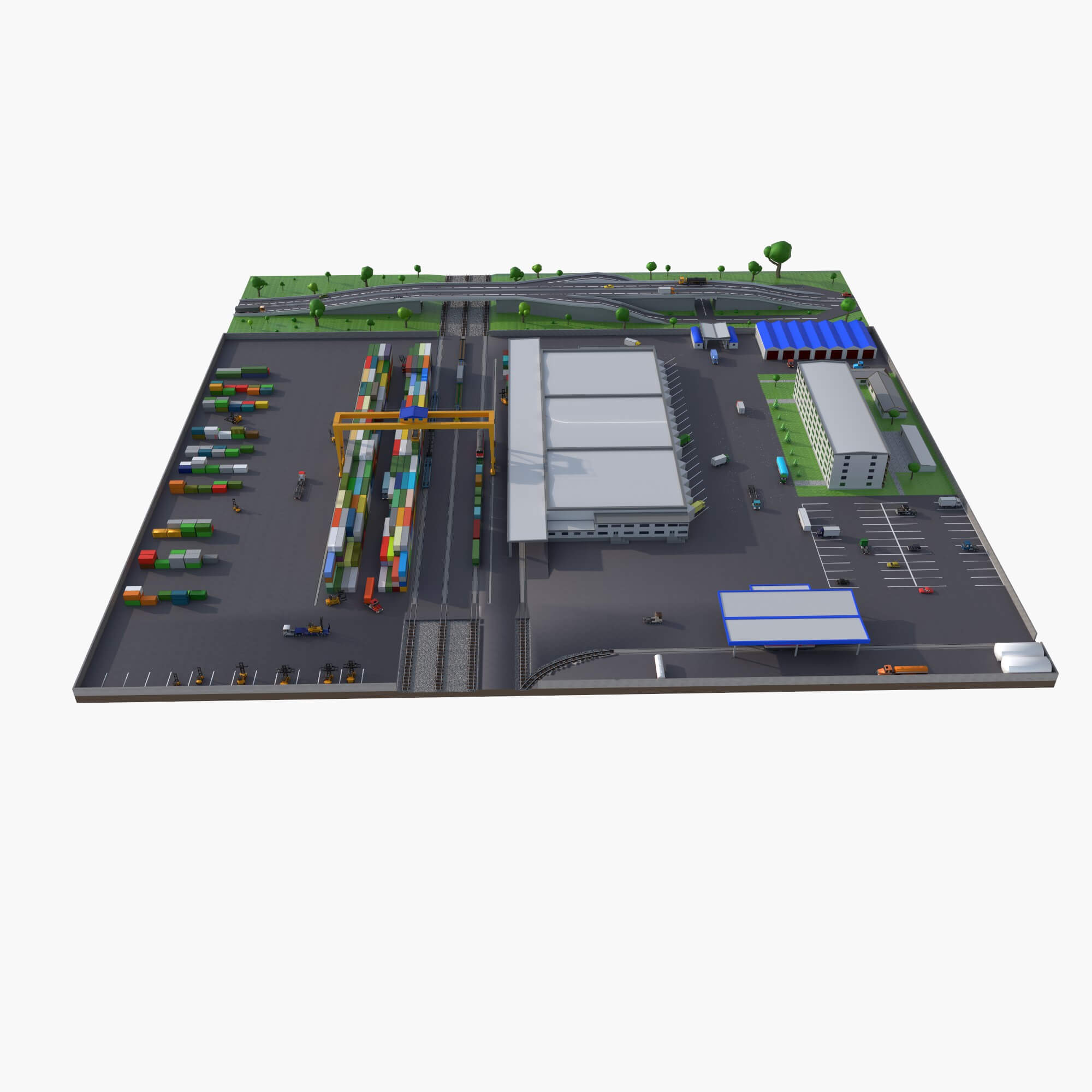 Logistic Center - 3D Model by katherina