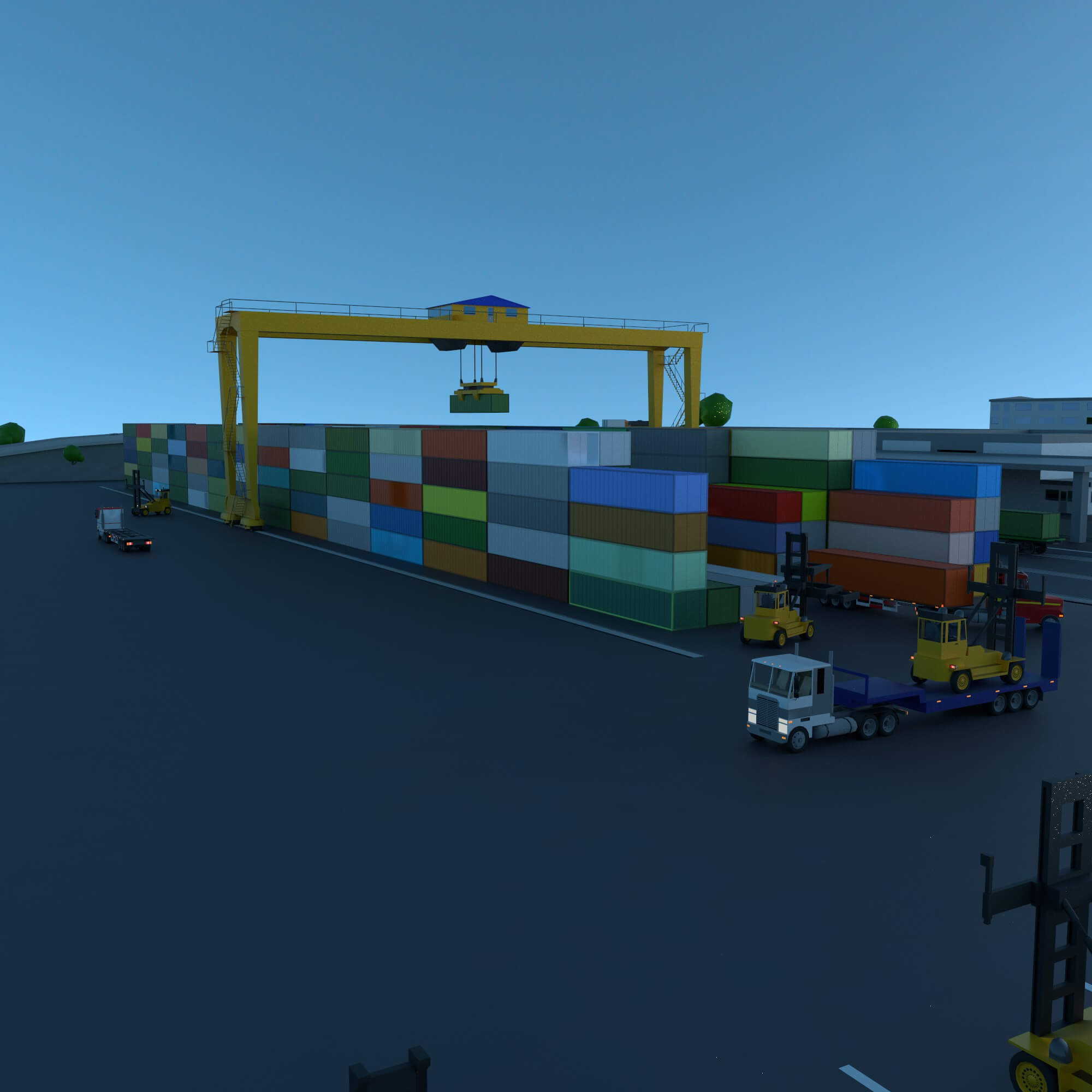 Logistic Center - 3D Model by katherina