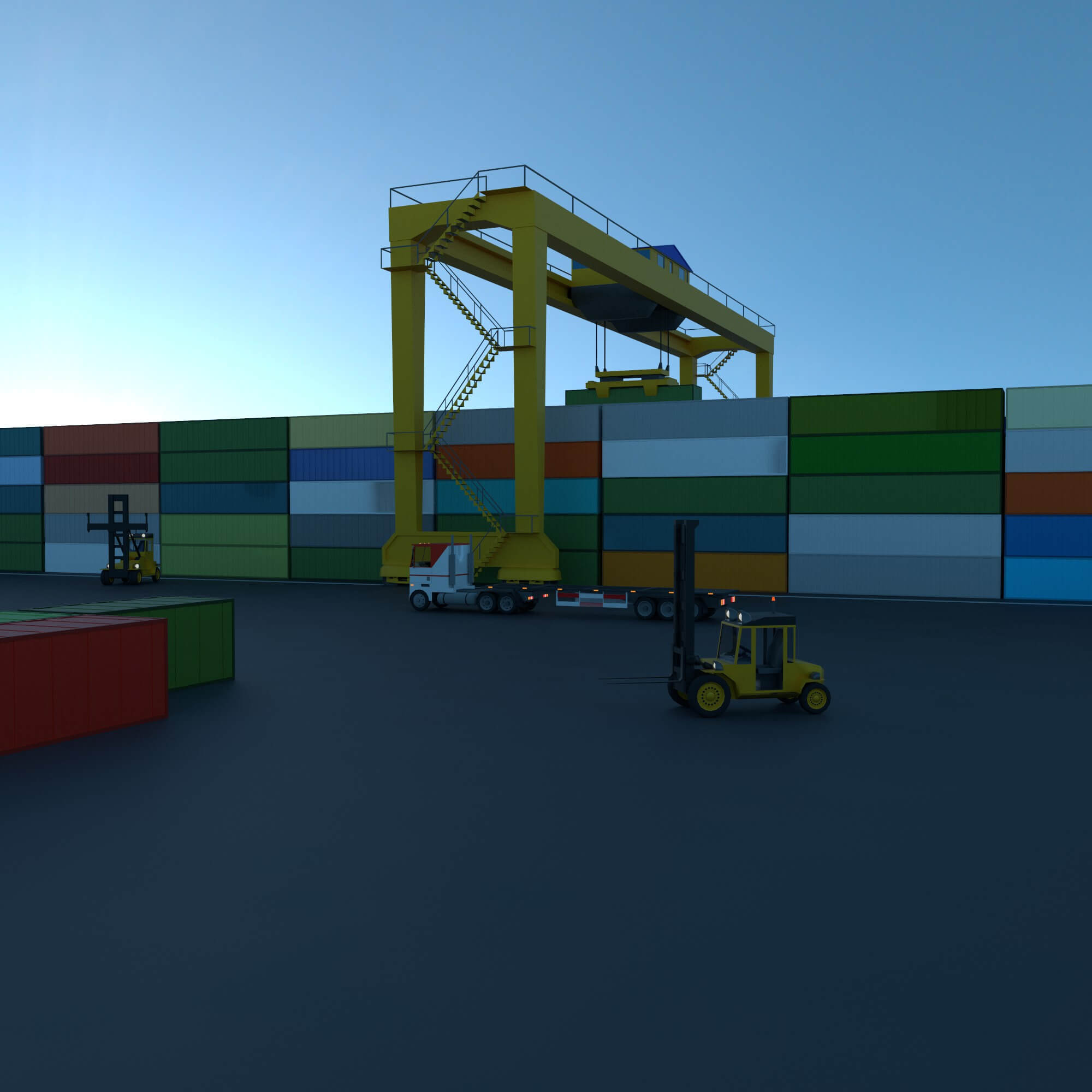 Logistic Center - 3D Model by katherina