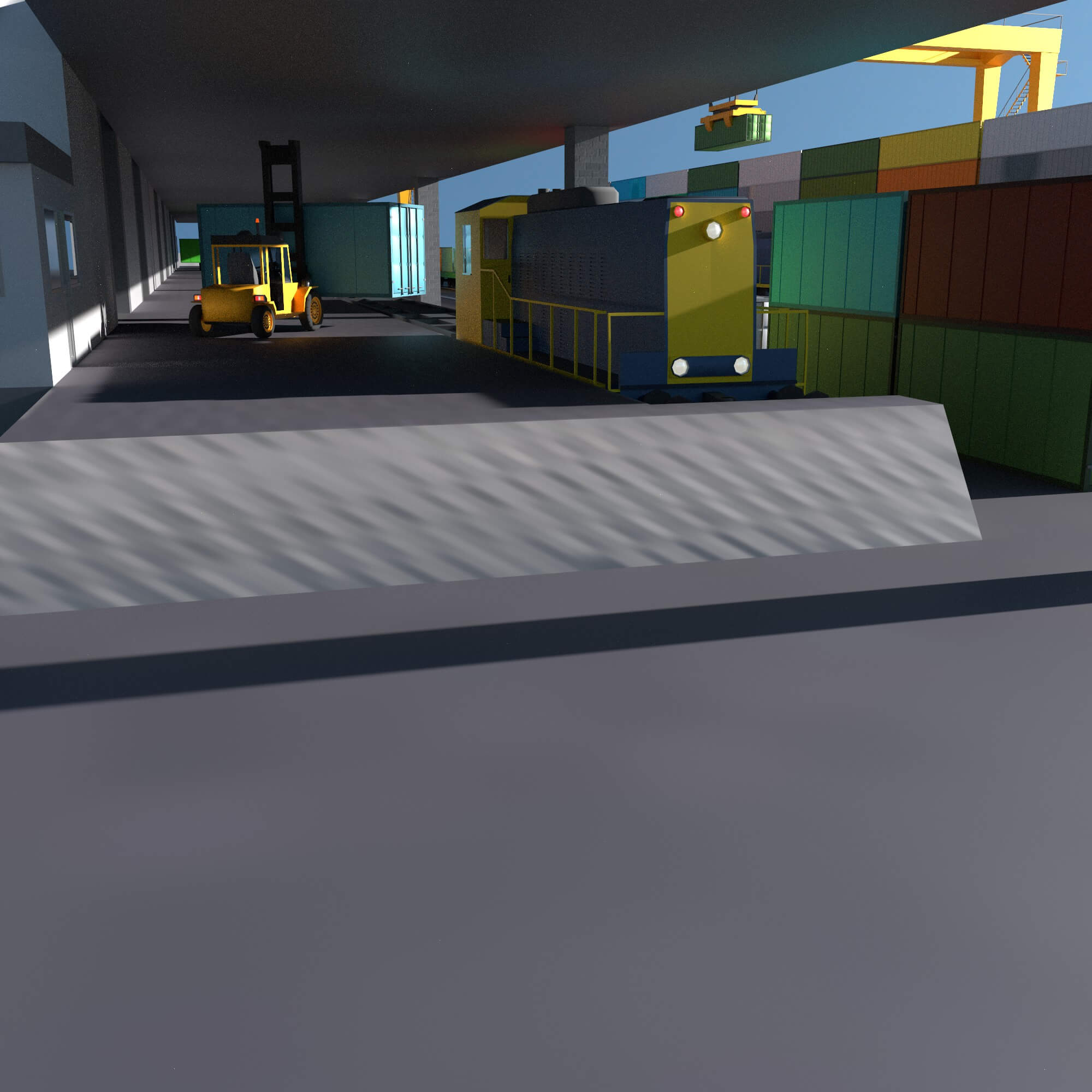 Logistic Center - 3D Model by katherina