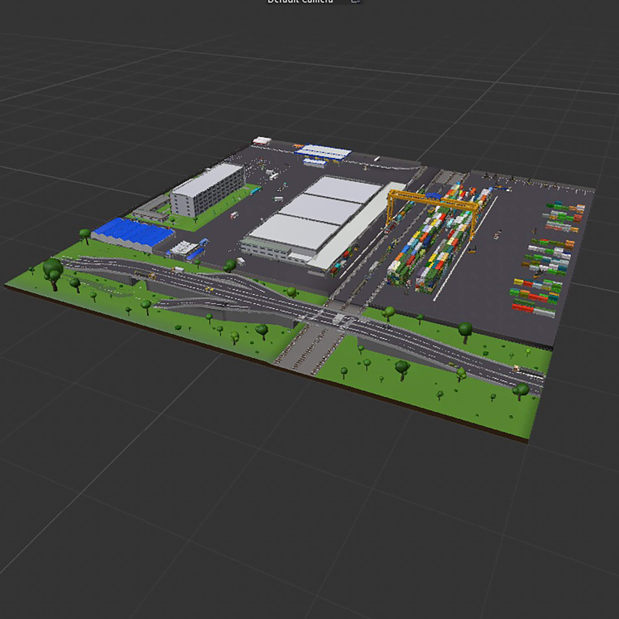Logistic Center - 3D Model by katherina