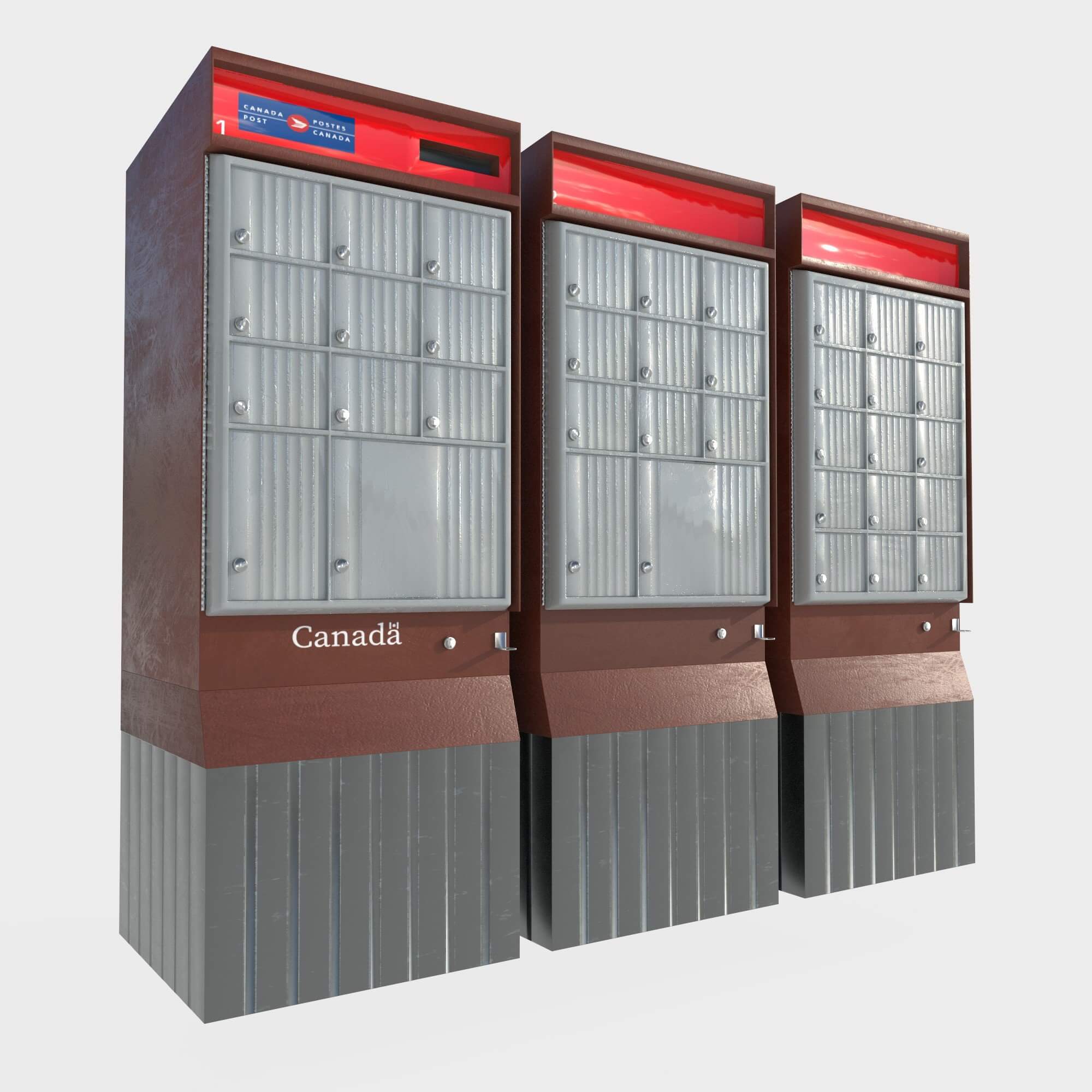 Mailbox Canada 05 - 3D Model by katherina