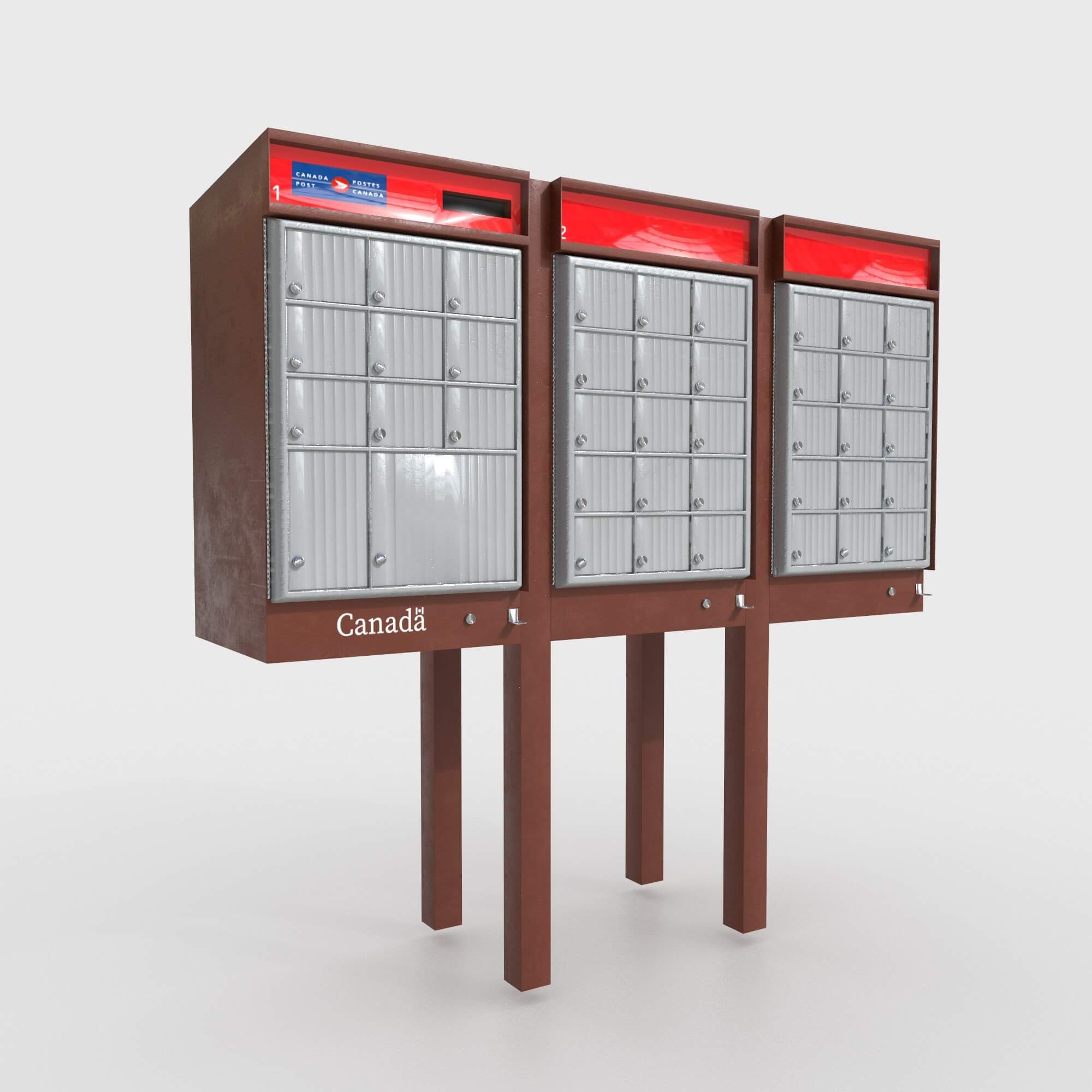 Mailbox Canada - 3D Model by katherina