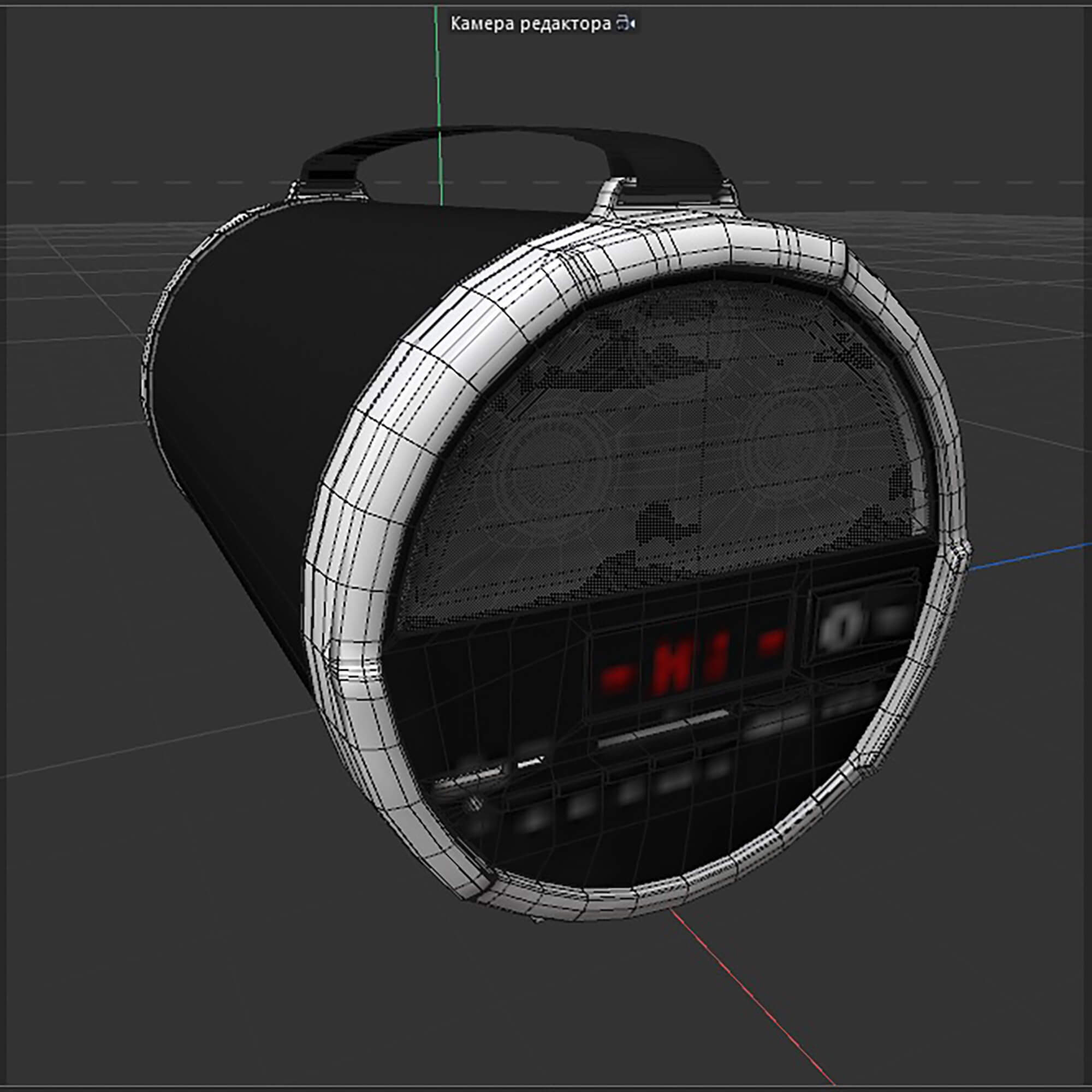 Music Boombox - 3D Model by katherina