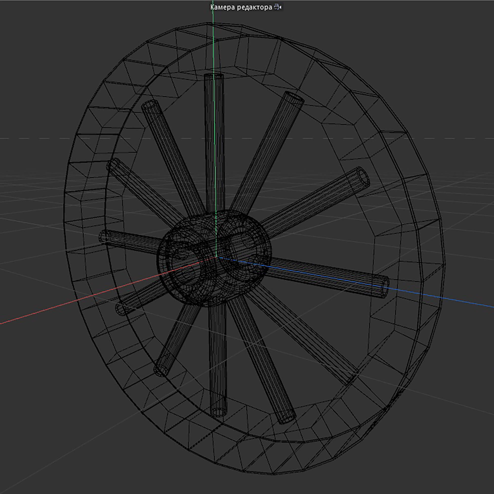 Nova Wood Wheel - 3D Model by katherina