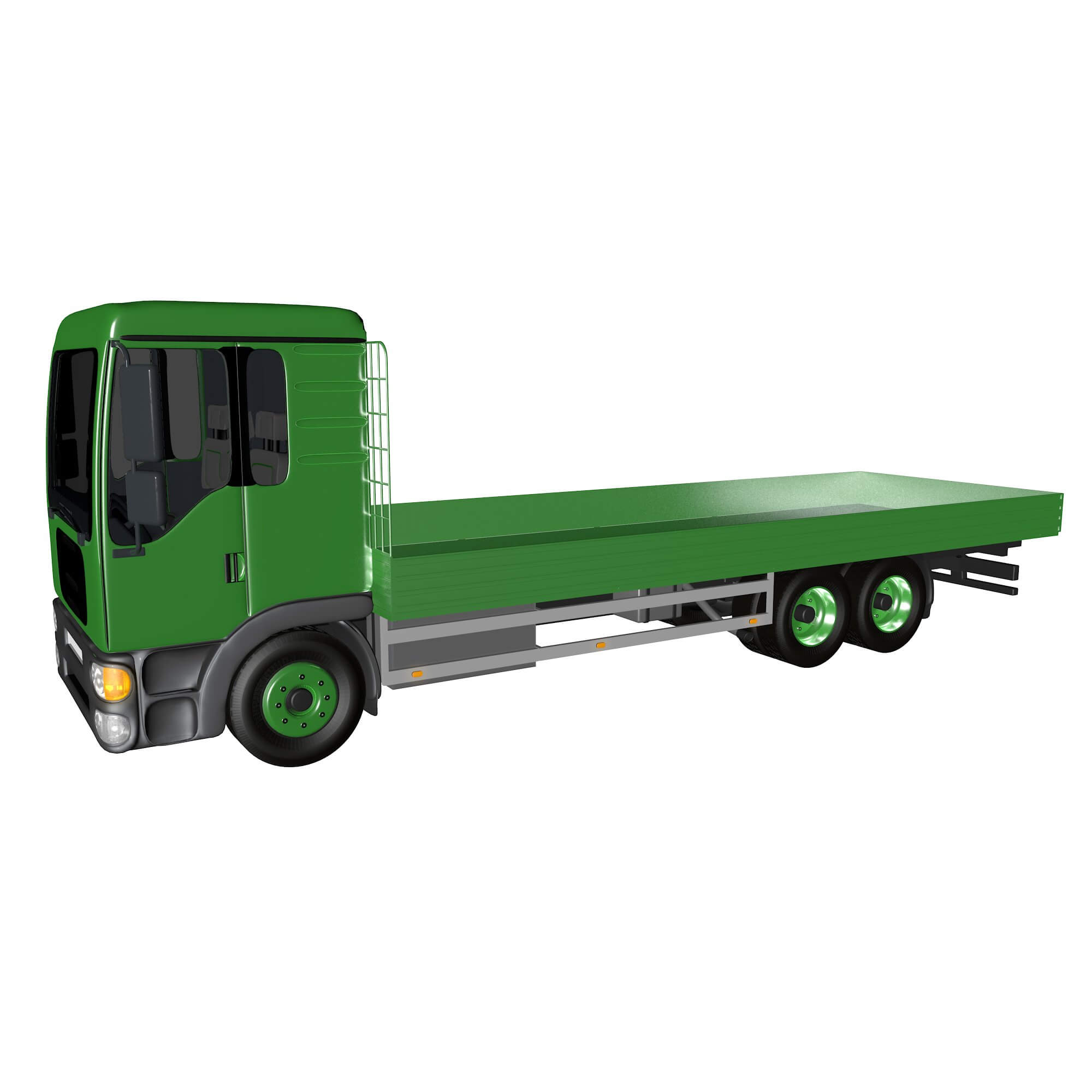 Open Body Truck - 3D Model by katherina