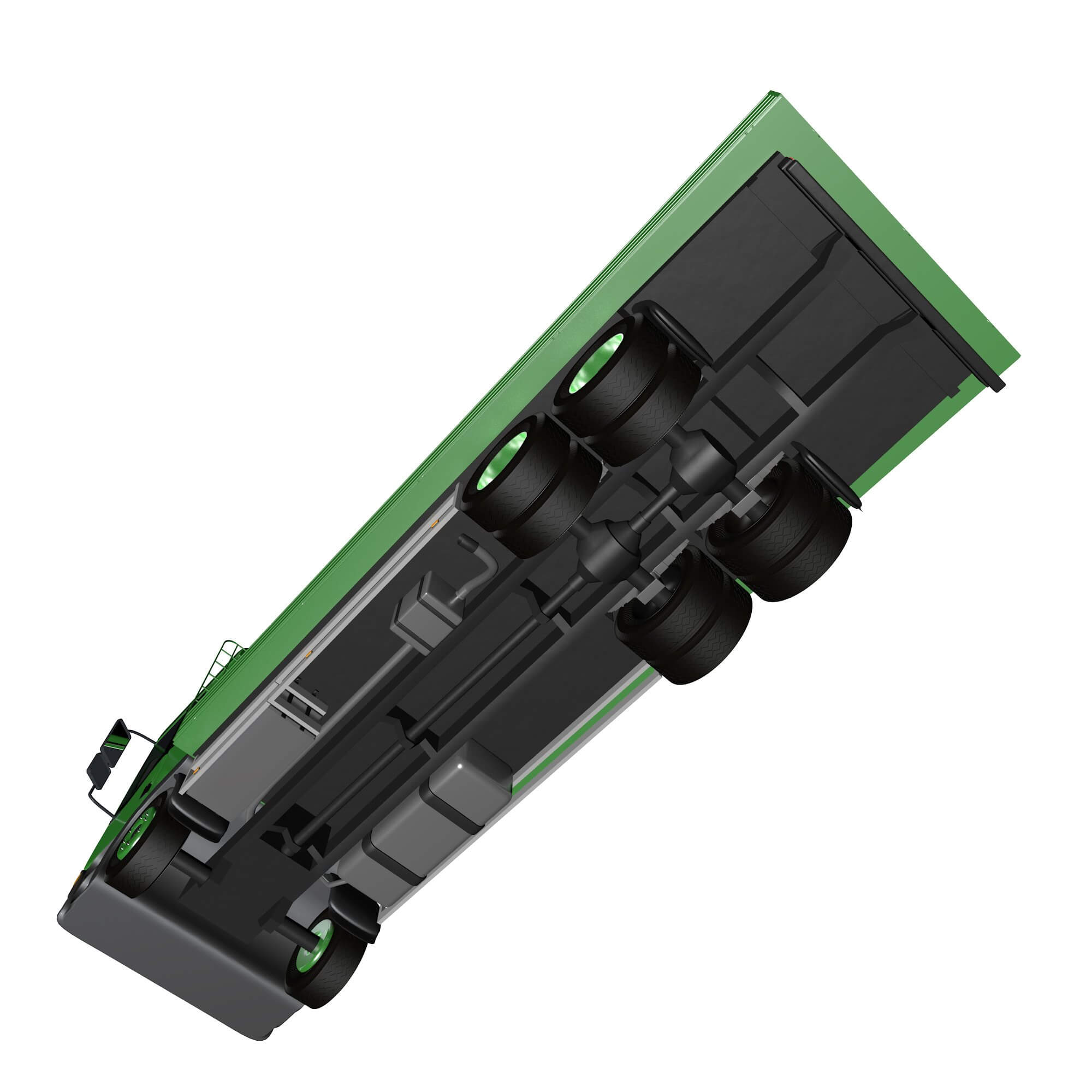 Open Body Truck - 3D Model by katherina